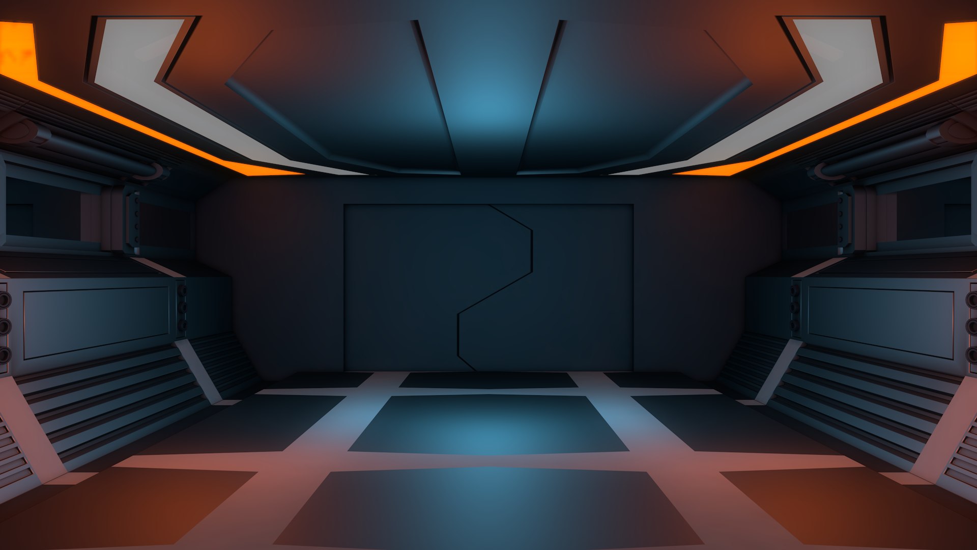 3D Model Sci Fi Corridor - TurboSquid 2516786