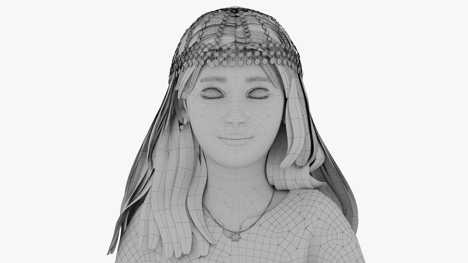 3D Arab Traditional Girl Walking Model - TurboSquid 2199728