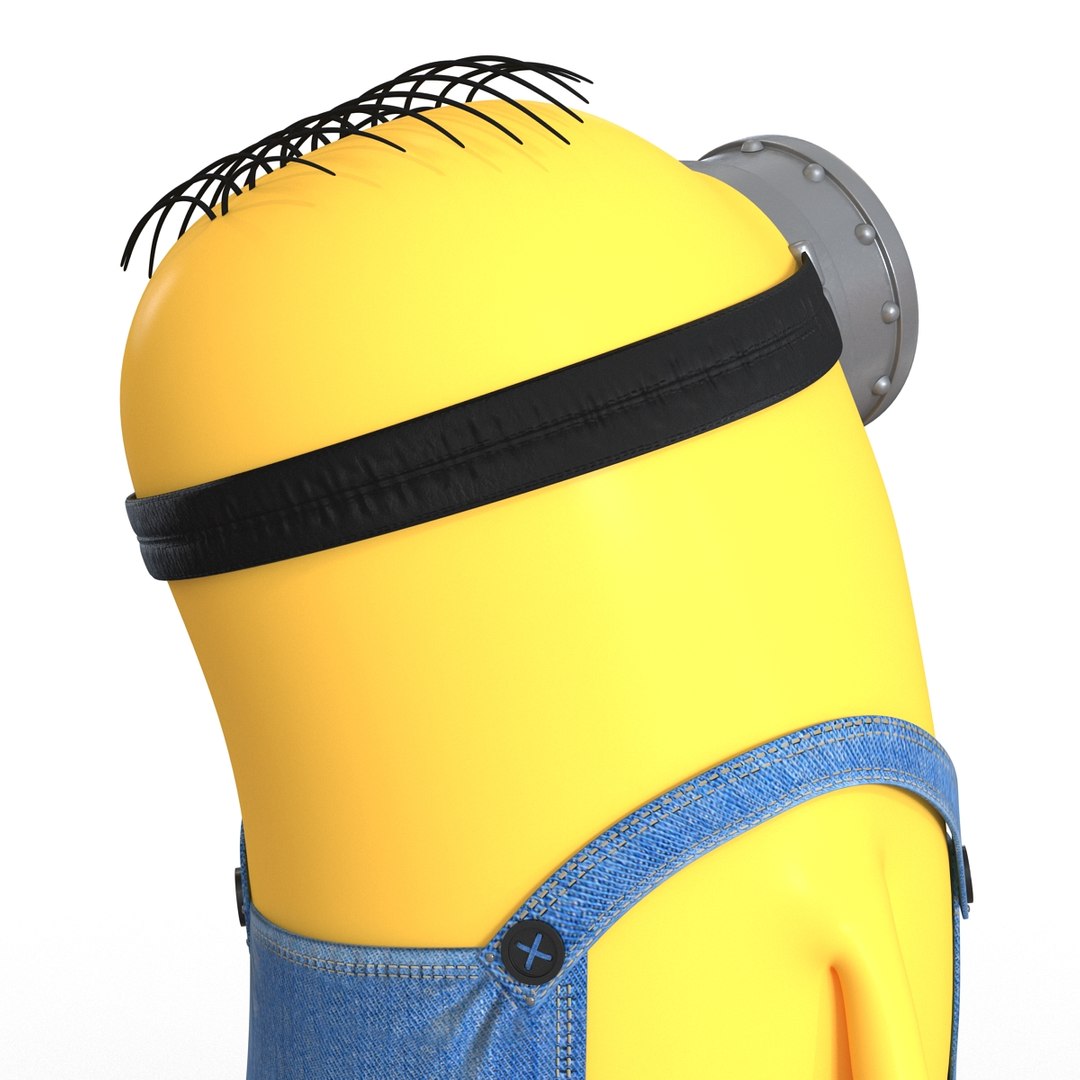 short eyed minion pose 3d model