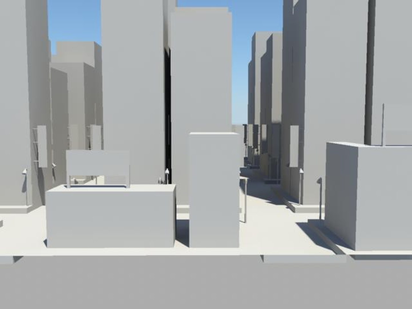 Basic City 3d Model