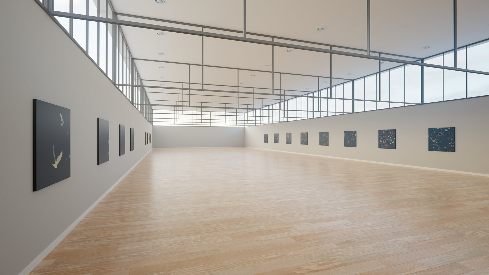 Art Museum Gallery Interior 38 3D Model - TurboSquid 2061563