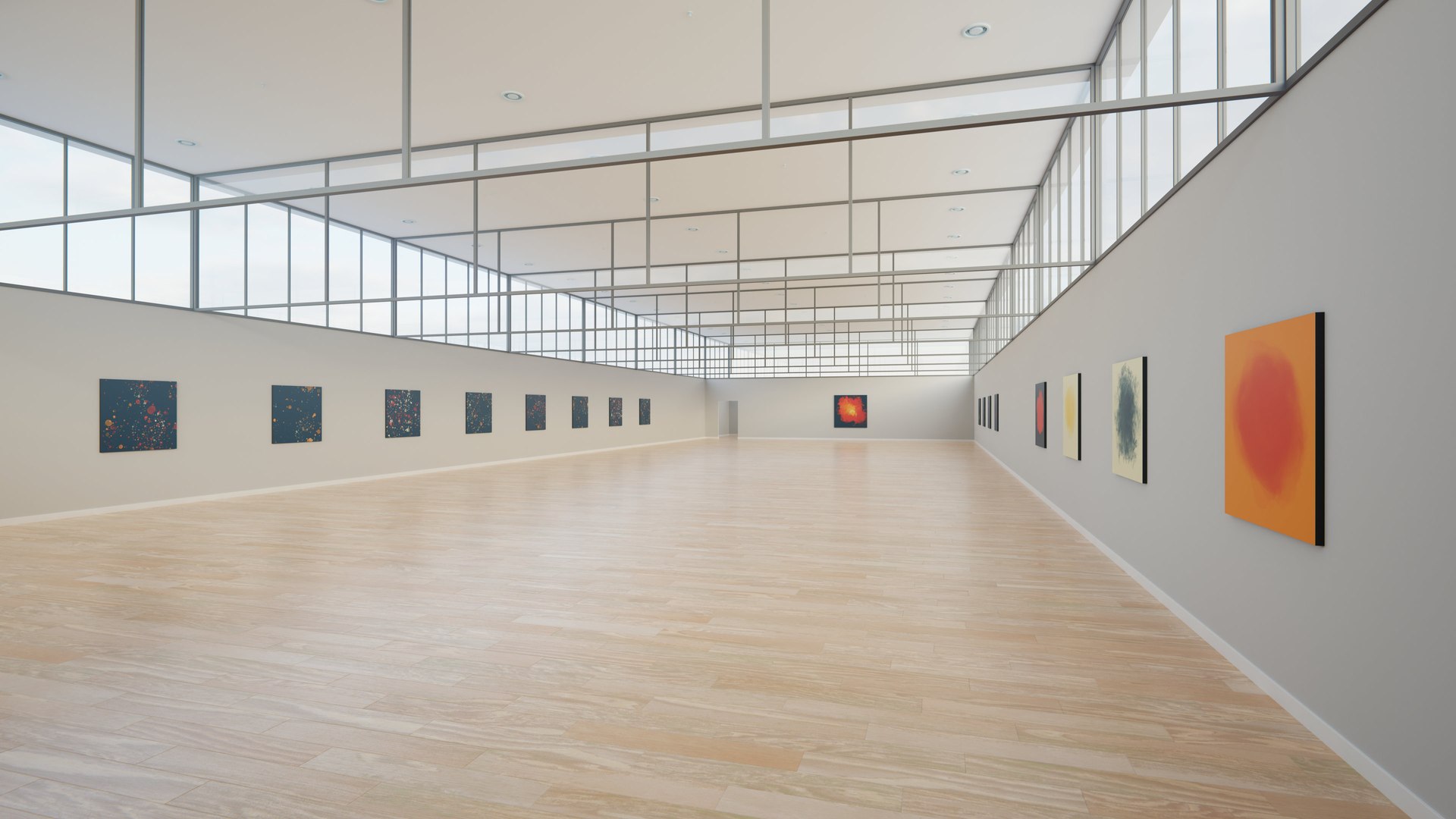 Art Museum Gallery Interior 38 3D model - TurboSquid 2061563