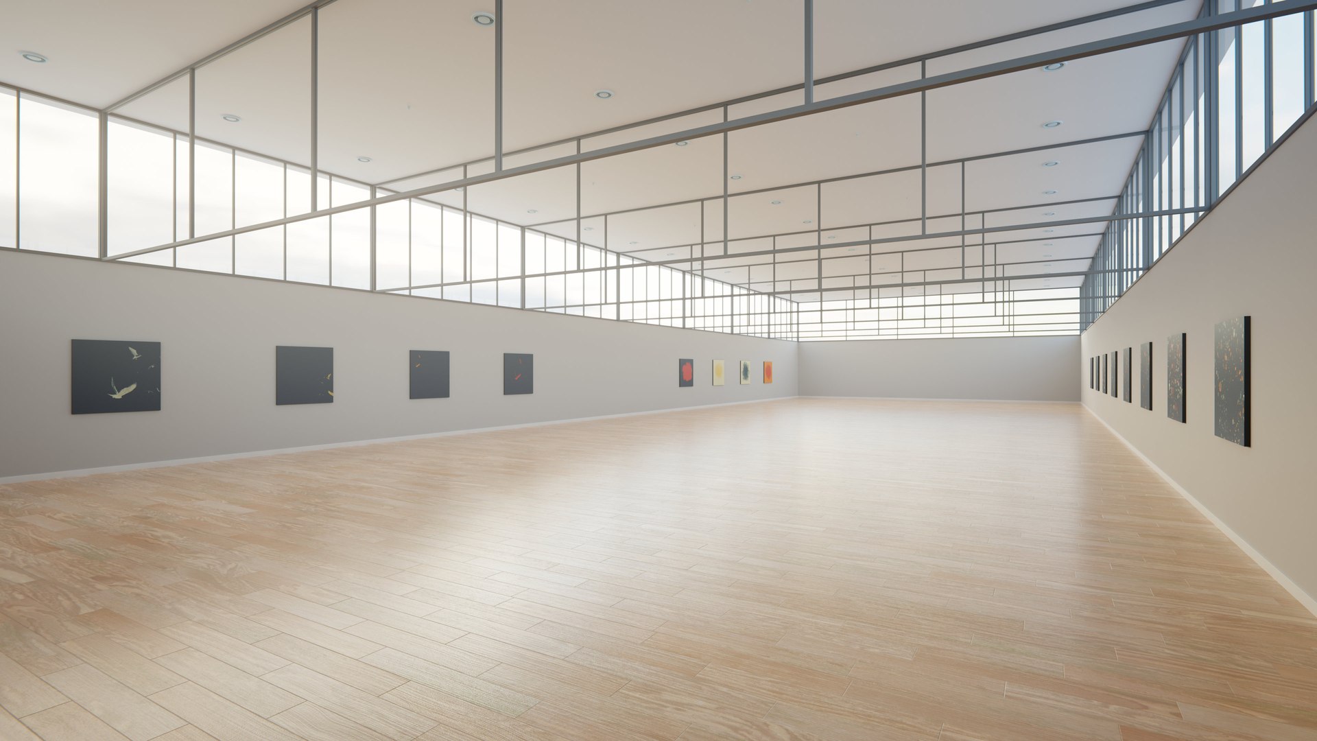 Art Museum Gallery Interior 38 3D Model - TurboSquid 2061563