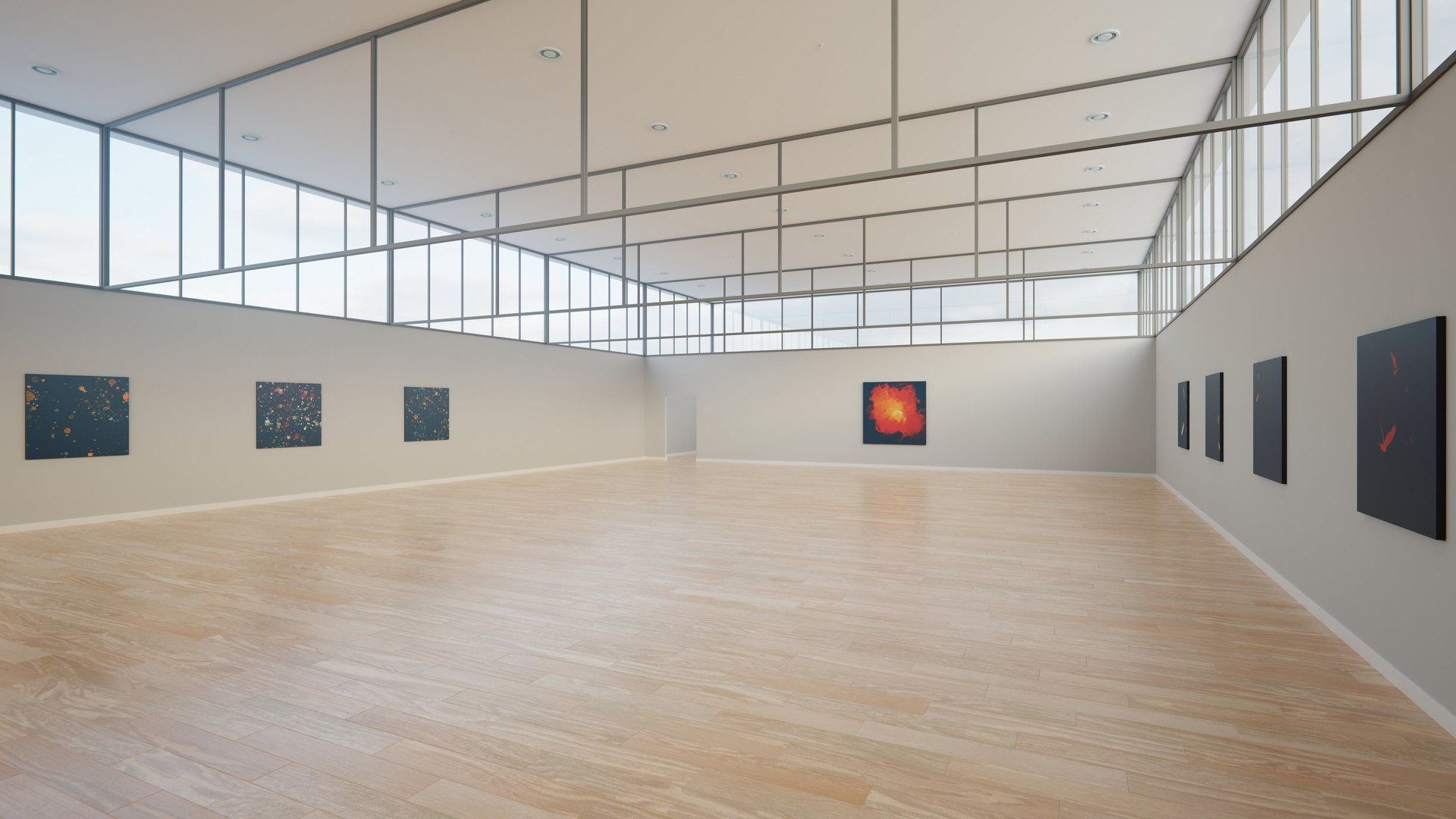 Art Museum Gallery Interior 38 3D Model - TurboSquid 2061563