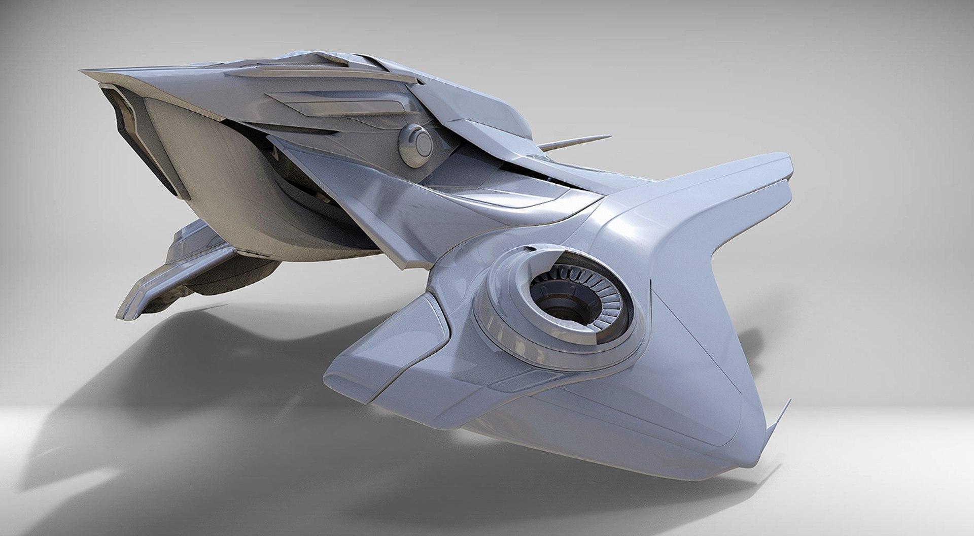 Spaceship Futuristic 3d Model