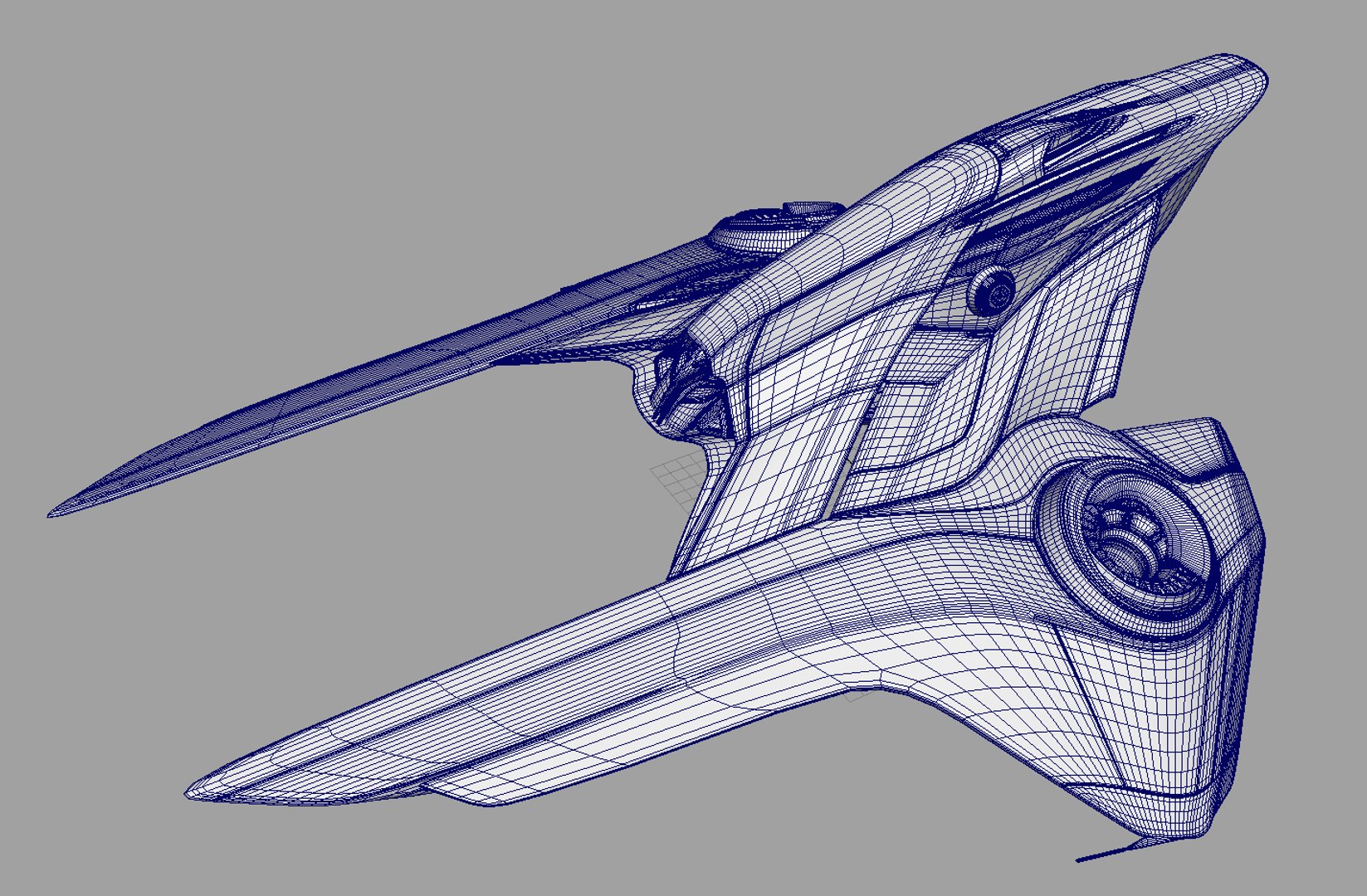 Spaceship Futuristic 3d Model
