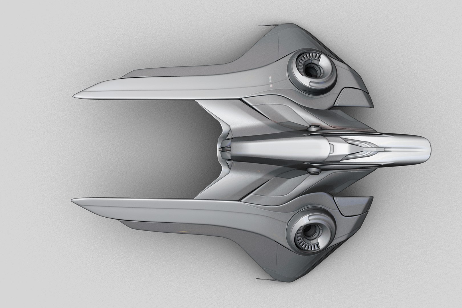 Spaceship Futuristic 3d Model