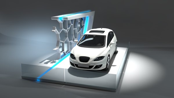 modelo 3d Colección de stands de exhibición de automóviles - TurboSquid ...