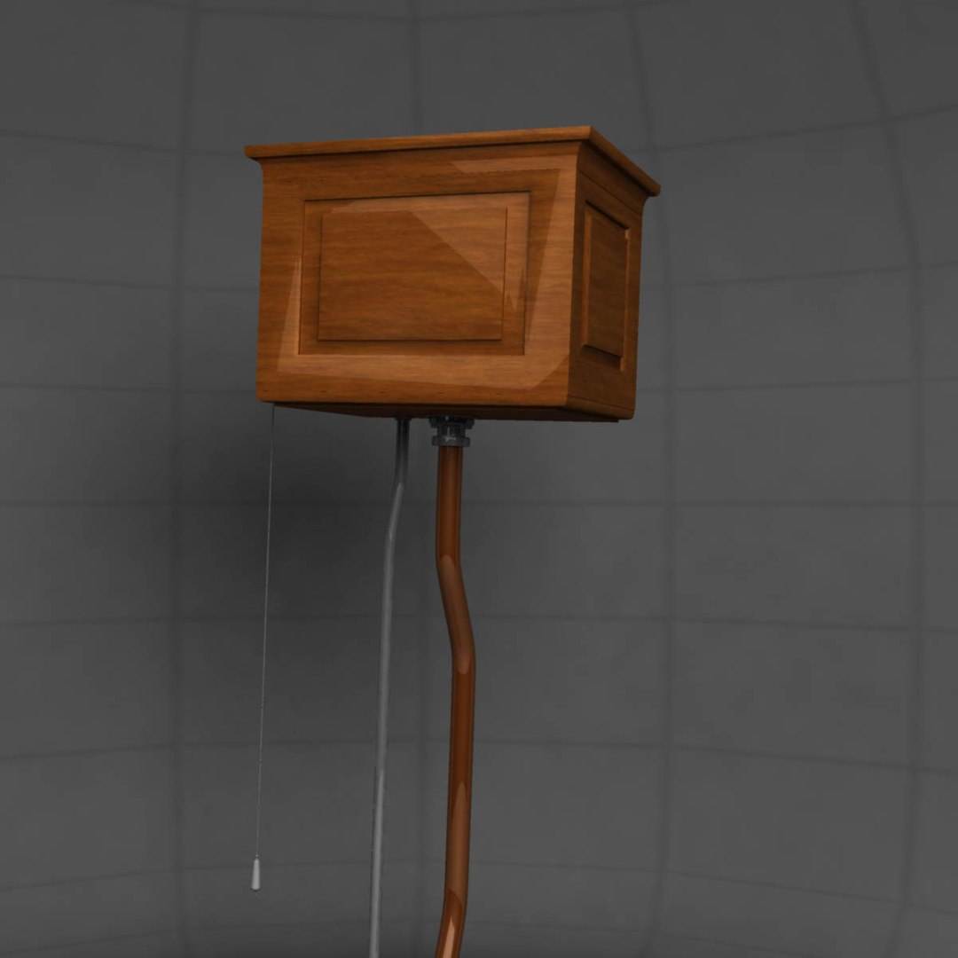 Antique water closet model - TurboSquid 1190848