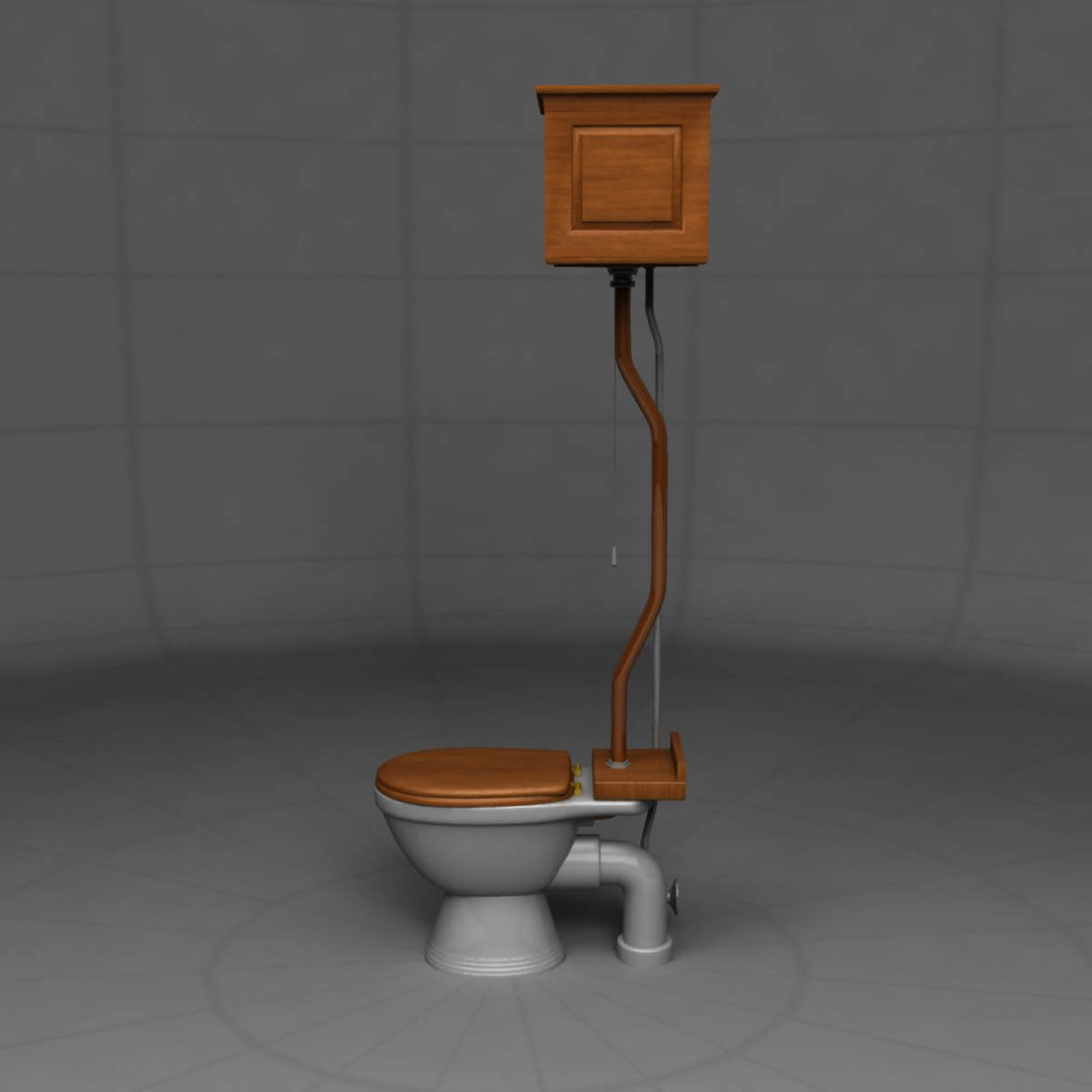 Antique water closet model - TurboSquid 1190848