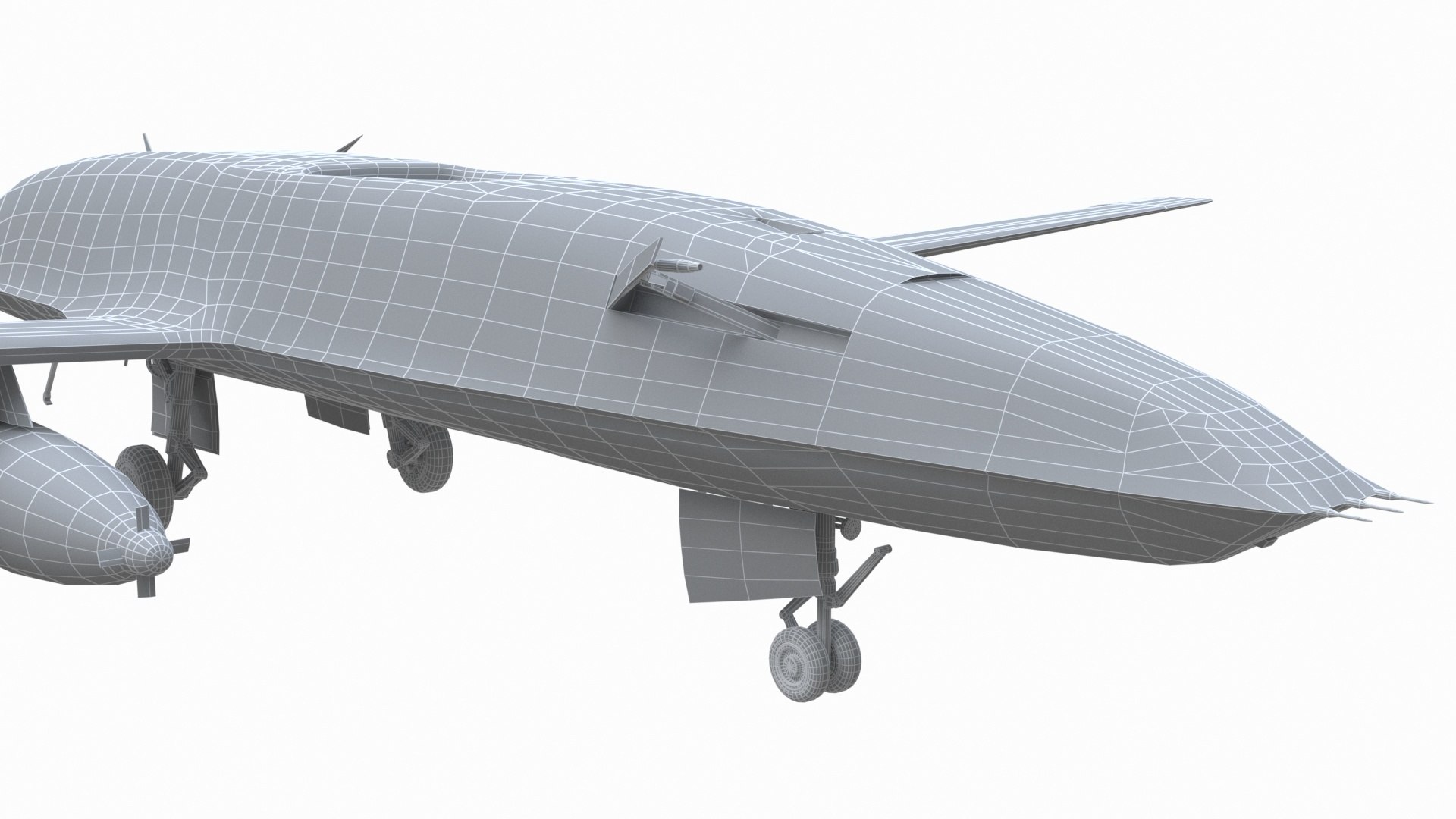 3D Boeing MQ25 Stingray Aerial Refueling Drone Model - TurboSquid 2426367