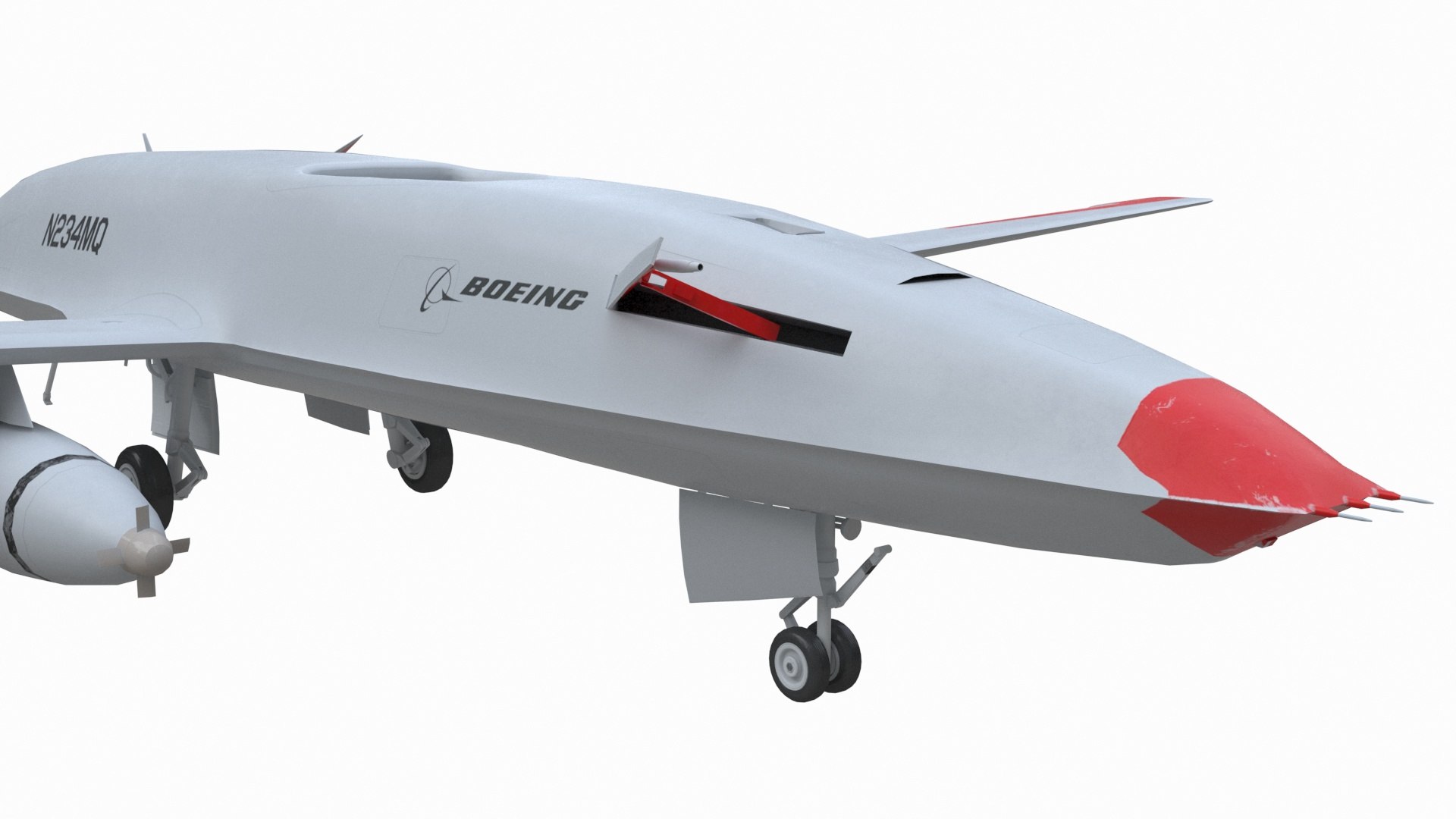 3D Boeing MQ25 Stingray Aerial Refueling Drone Model - TurboSquid 2426367