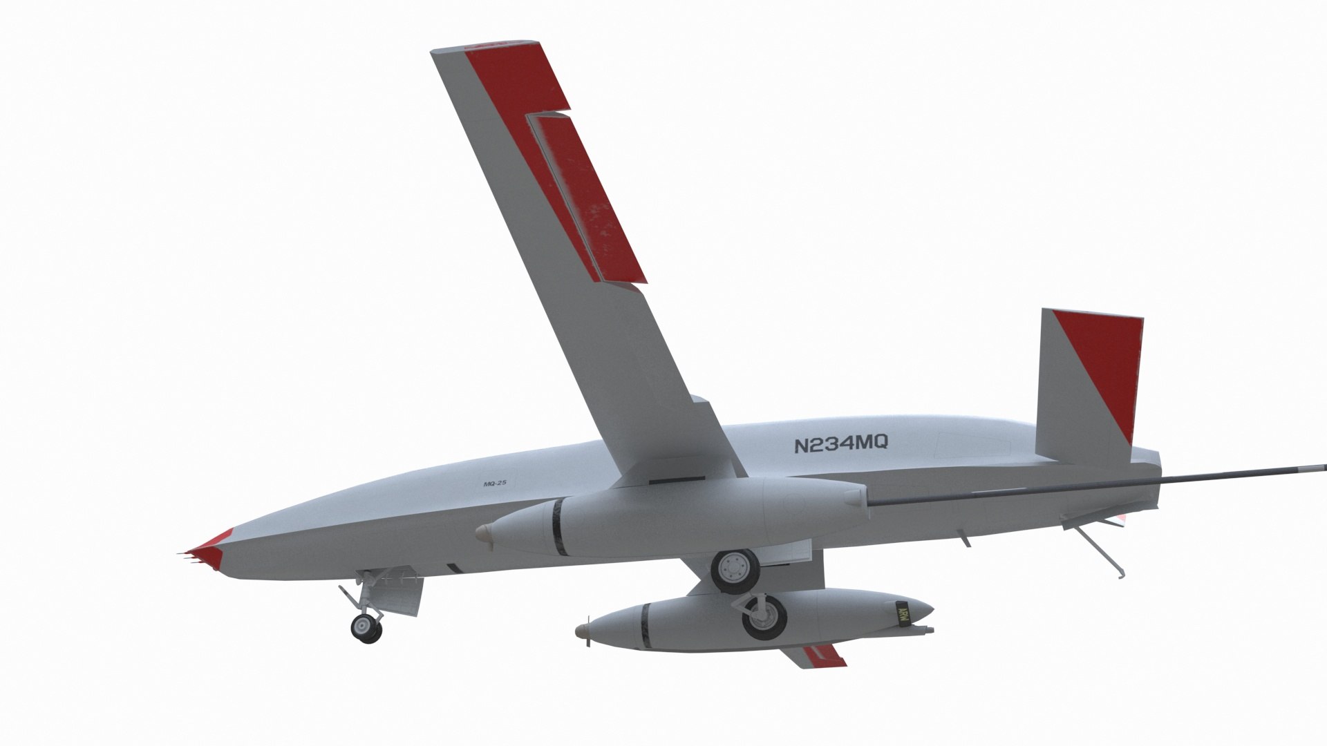 3D Boeing MQ25 Stingray Aerial Refueling Drone Model - TurboSquid 2426367
