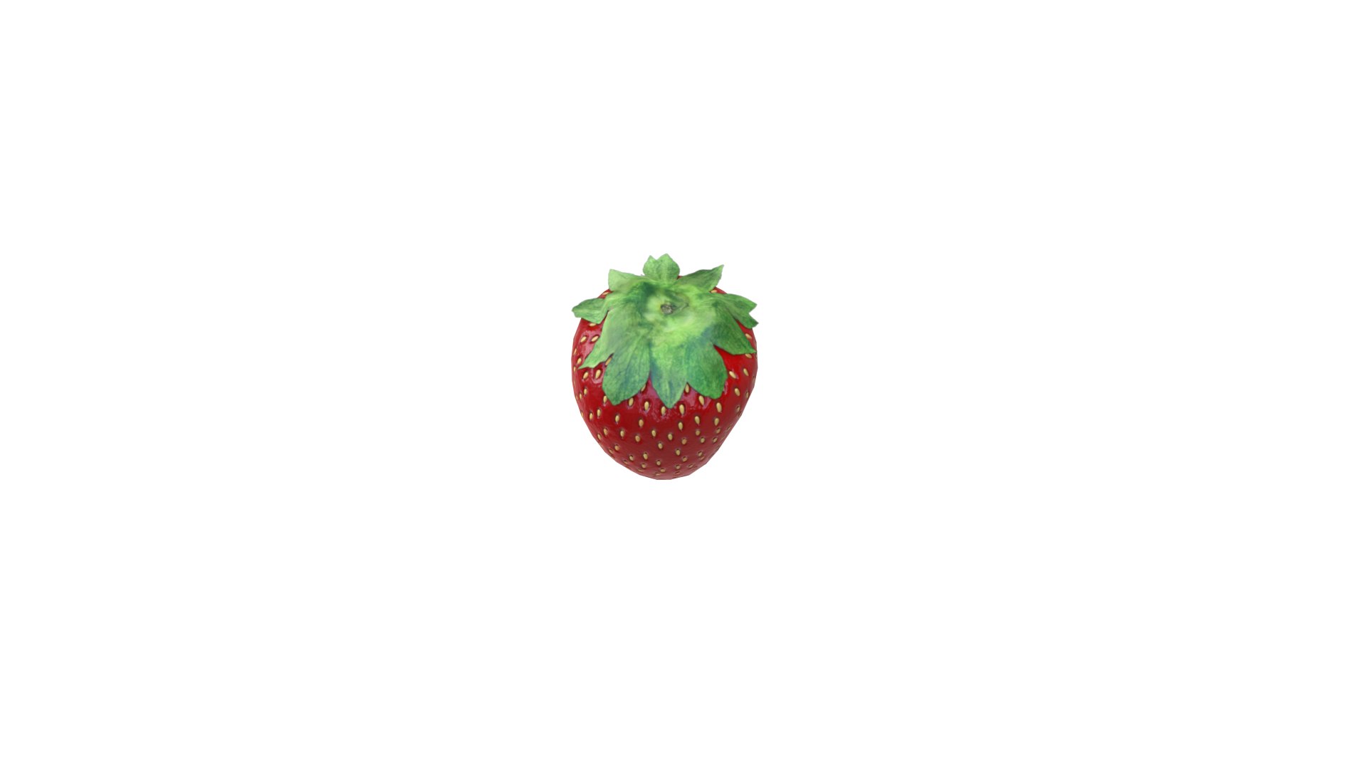 3D model Set of Low Poly Strawberries - TurboSquid 2124392