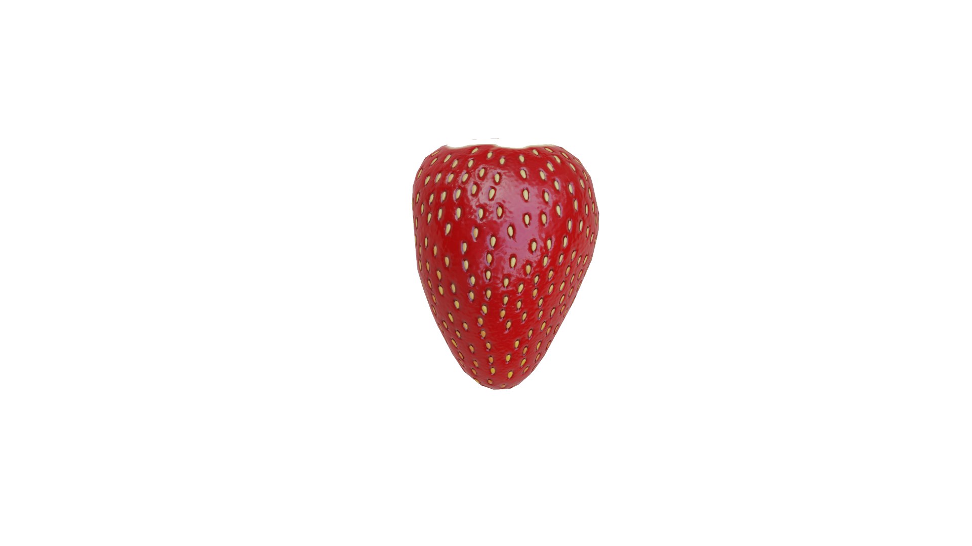3D model Set of Low Poly Strawberries - TurboSquid 2124392