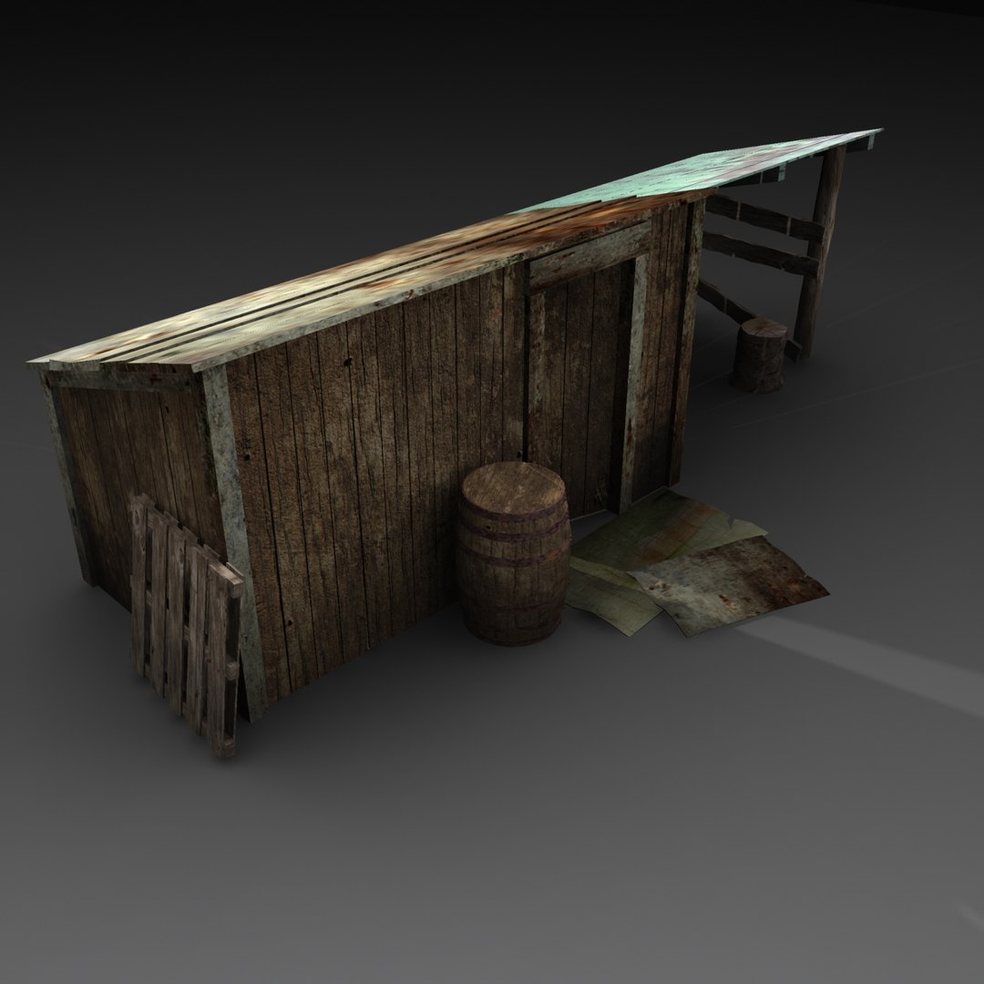 Old Wood 3d Obj