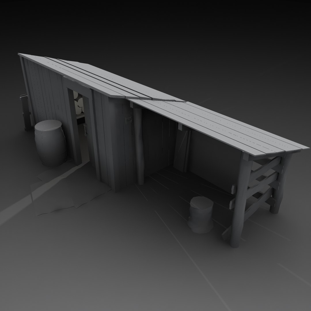 Old Wood 3d Obj