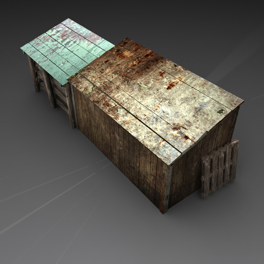 Old Wood 3d Obj