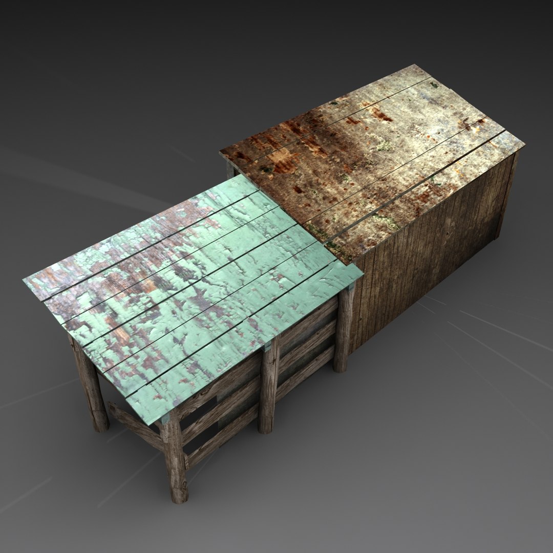 Old Wood 3d Obj