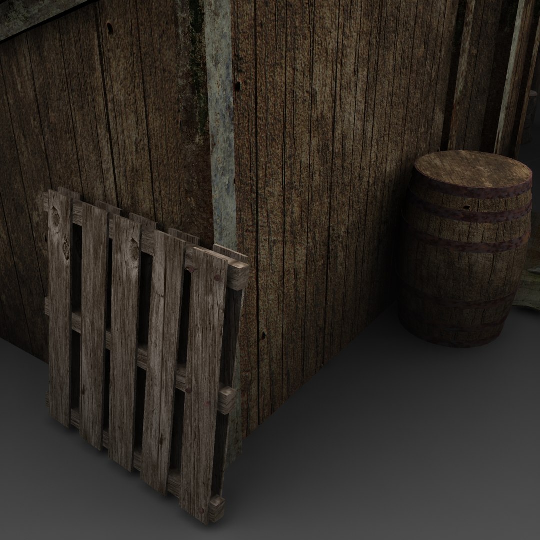Old Wood 3d Obj