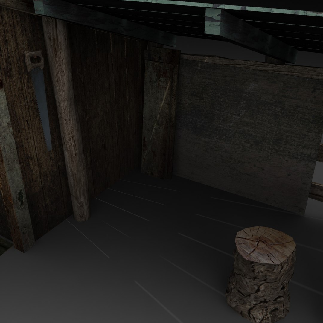 Old Wood 3d Obj