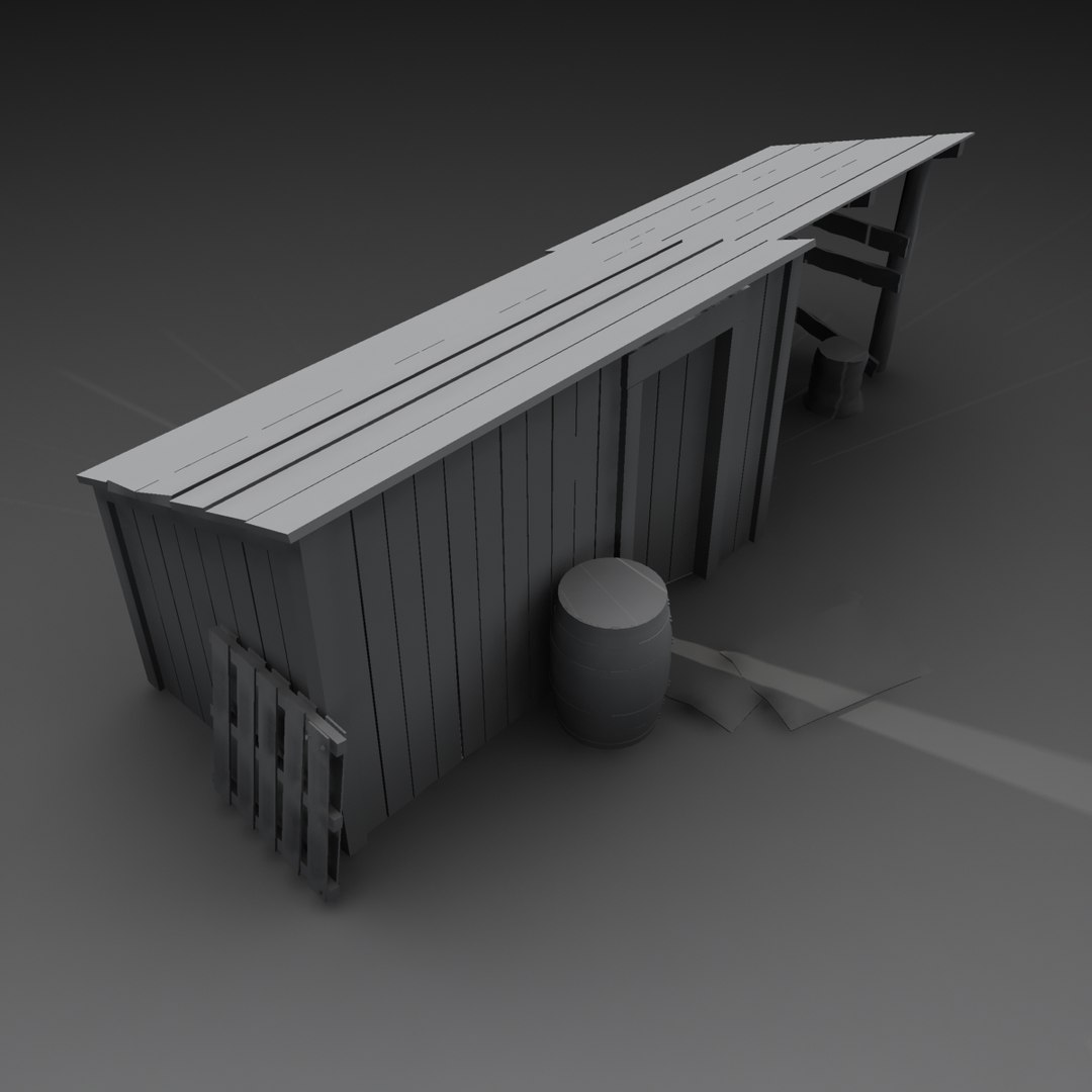 Old Wood 3d Obj