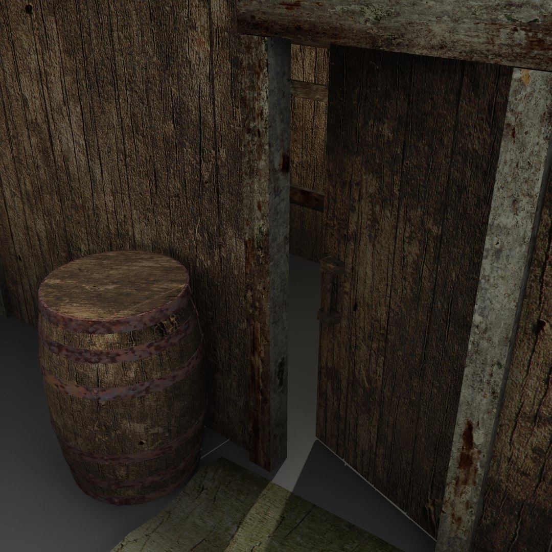 Old Wood 3d Obj