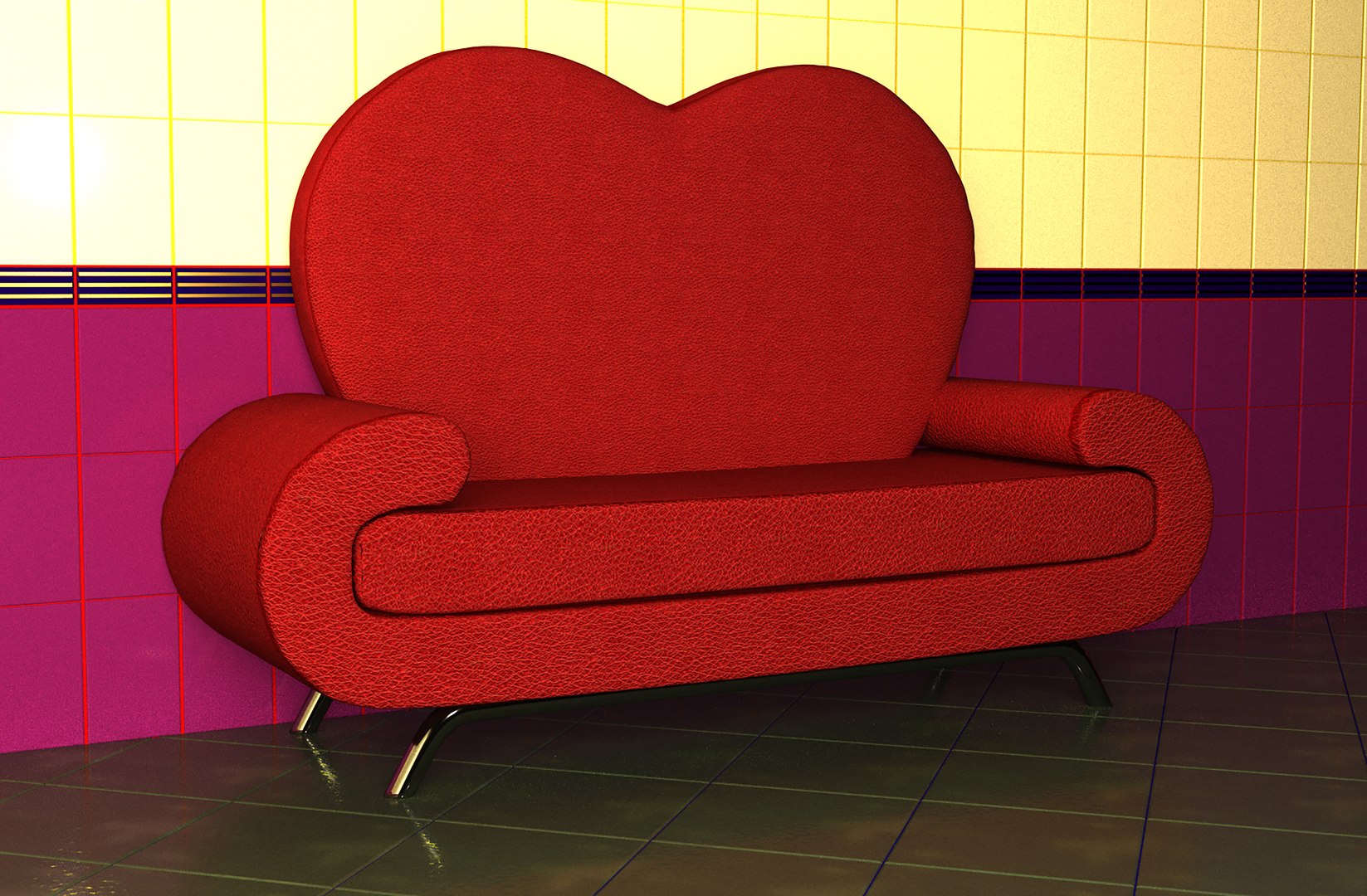 Stylized sofa 3D model - TurboSquid 2180896