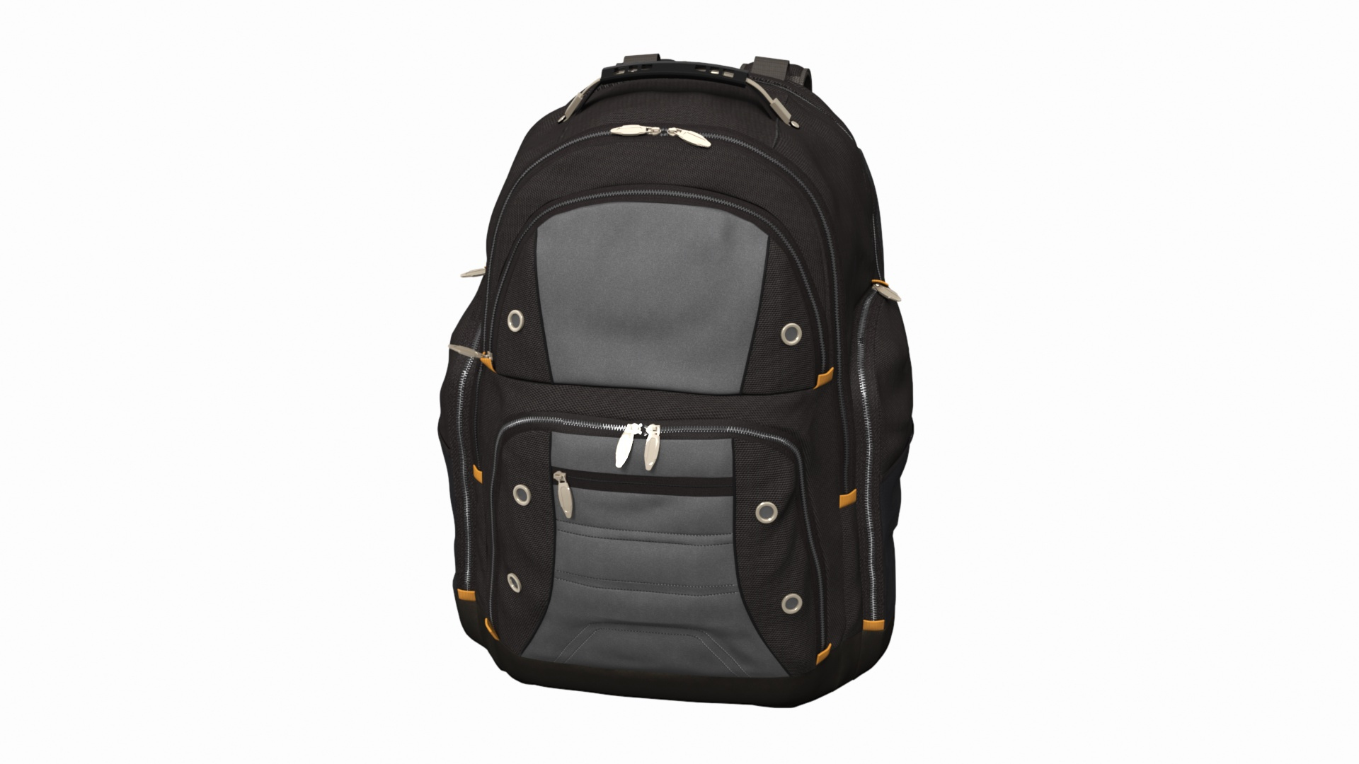 3D Casual Backpack With Multiple Pockets - TurboSquid 2312366