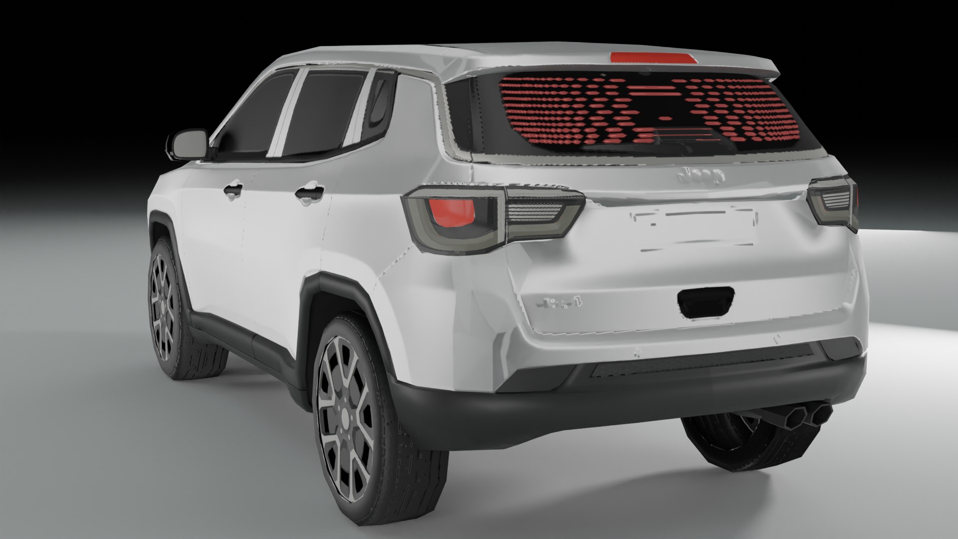 Free 3D Low Poly - Jeep Compass Model - TurboSquid 2117435