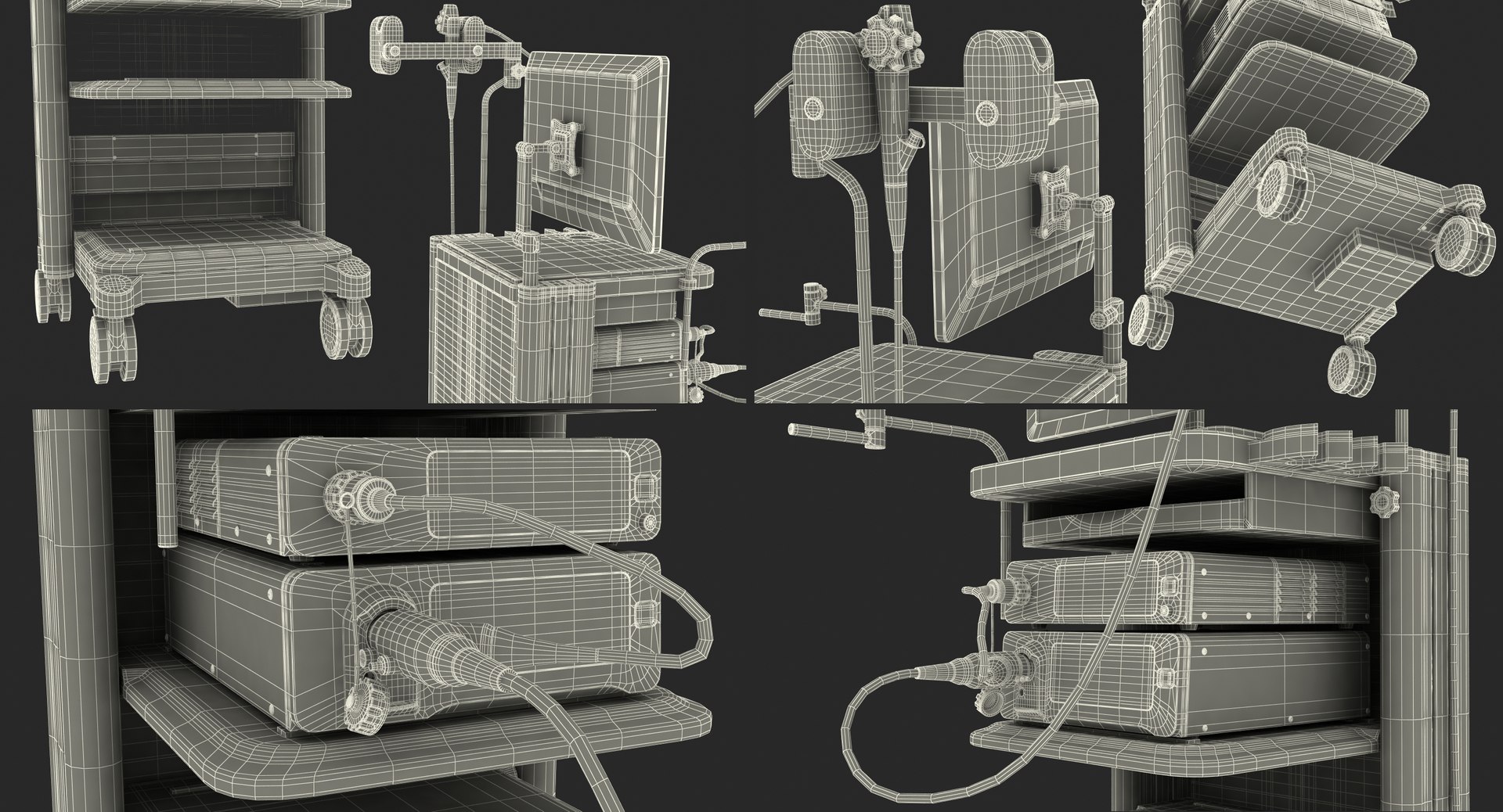 Fujifilm electronic video endoscope 3D model - TurboSquid 1246356