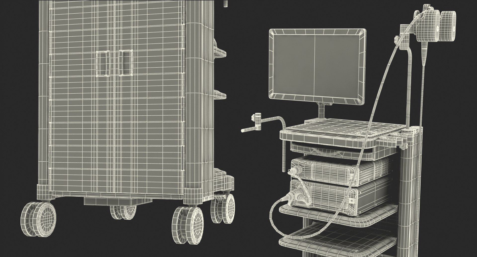 Fujifilm electronic video endoscope 3D model - TurboSquid 1246356