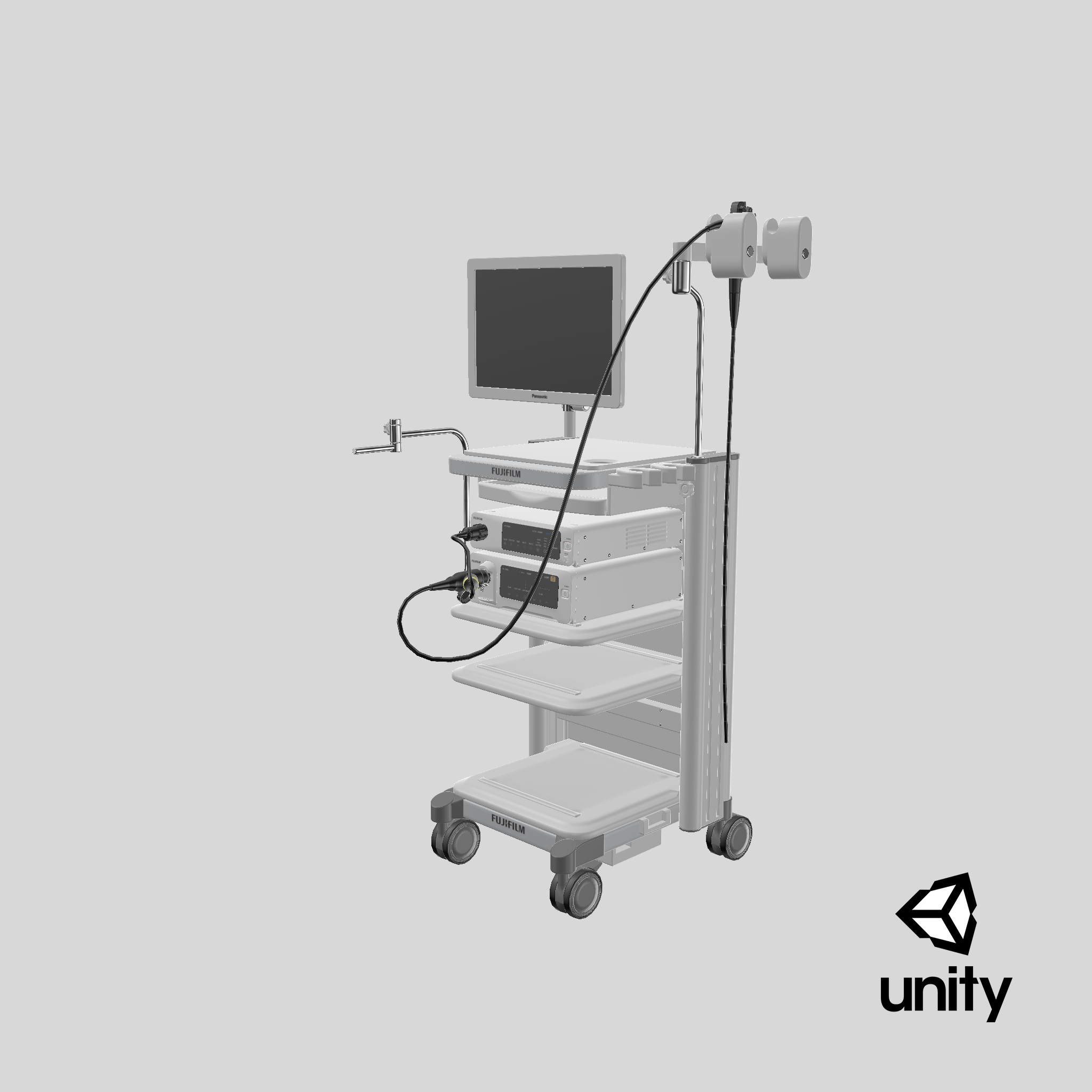 Fujifilm electronic video endoscope 3D model - TurboSquid 1246356