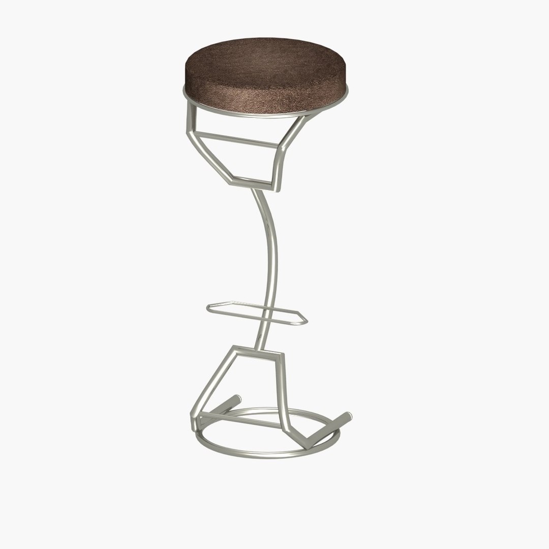 Modern bar stools design 3D model - TurboSquid 1344503