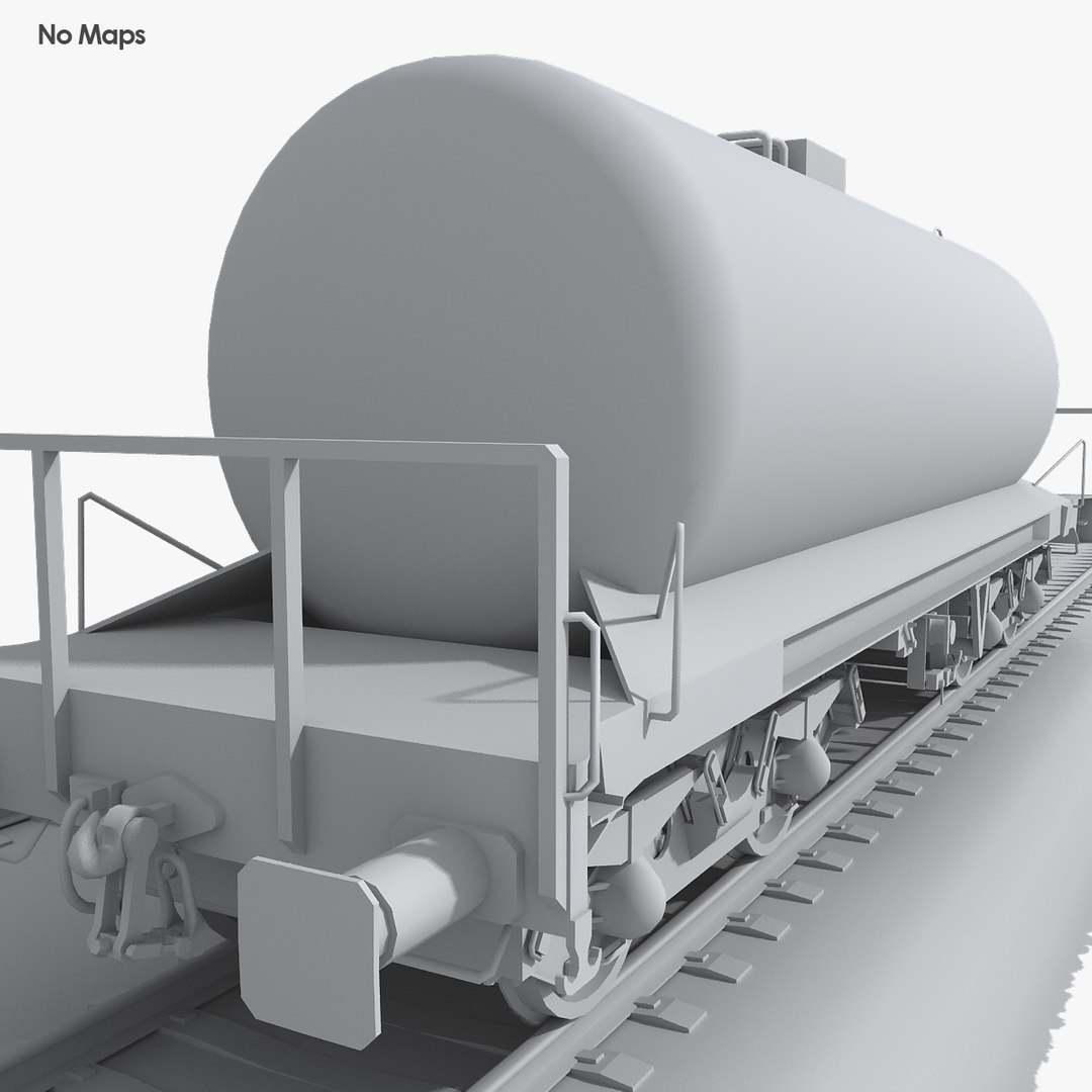 tank wagon 1 3d model