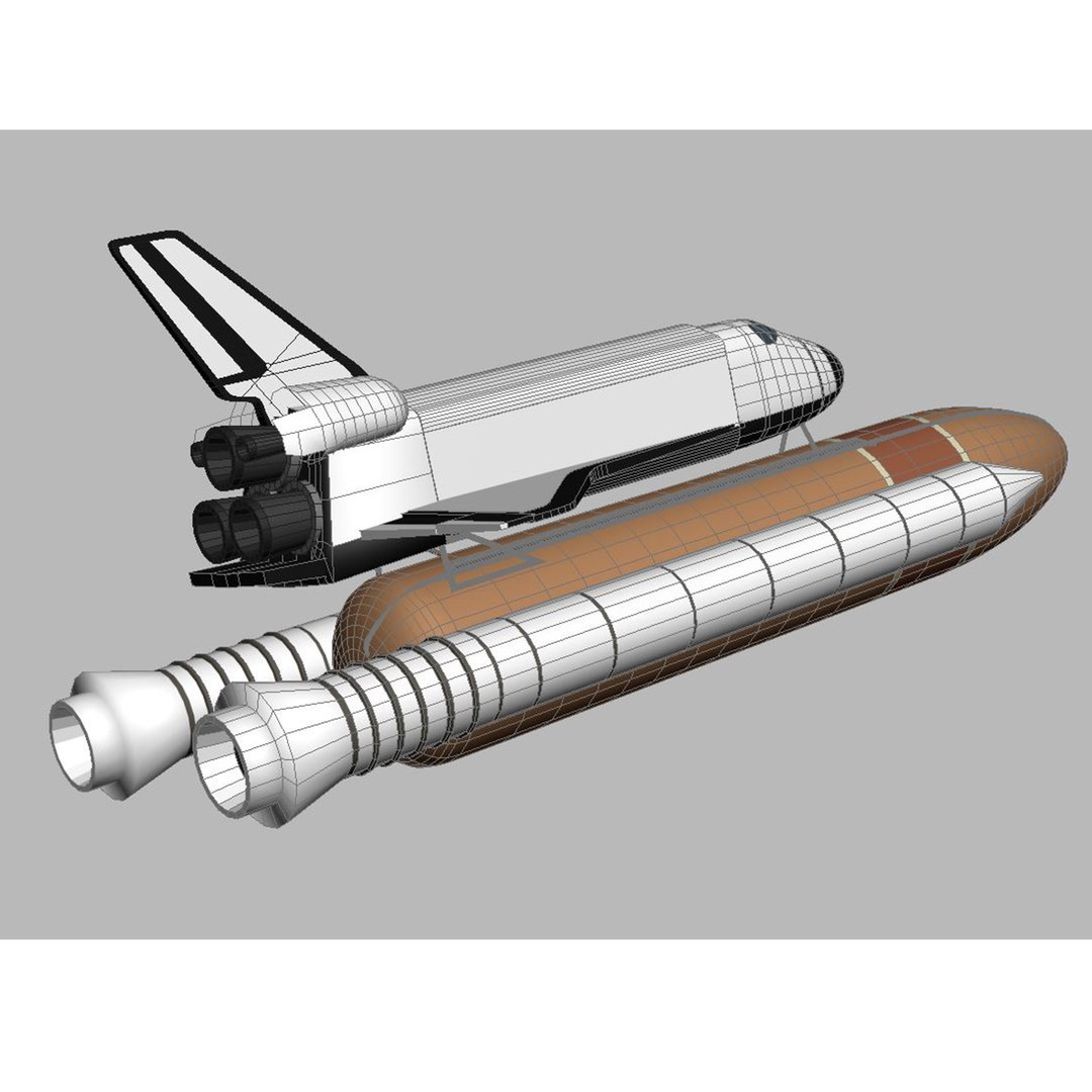 Space Craft Shuttle 3d Max