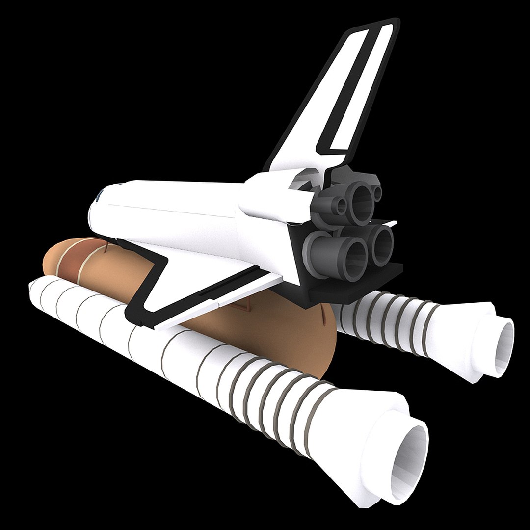 Space Craft Shuttle 3d Max