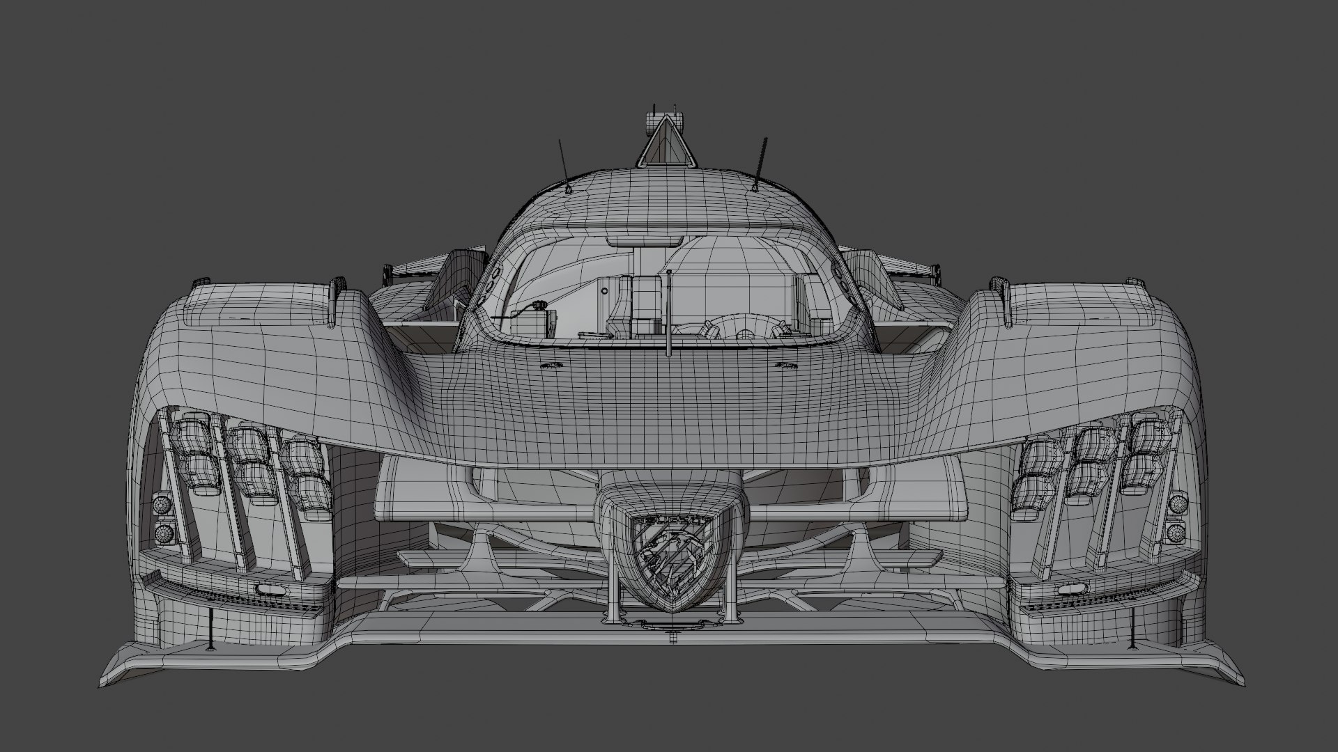 3D Peugeot 9x8 LMH Model - TurboSquid 2205046
