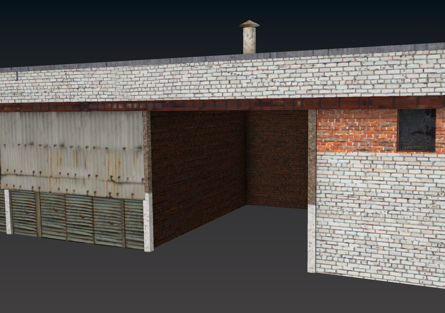 Garage Low Poly 3D model - TurboSquid 1878561