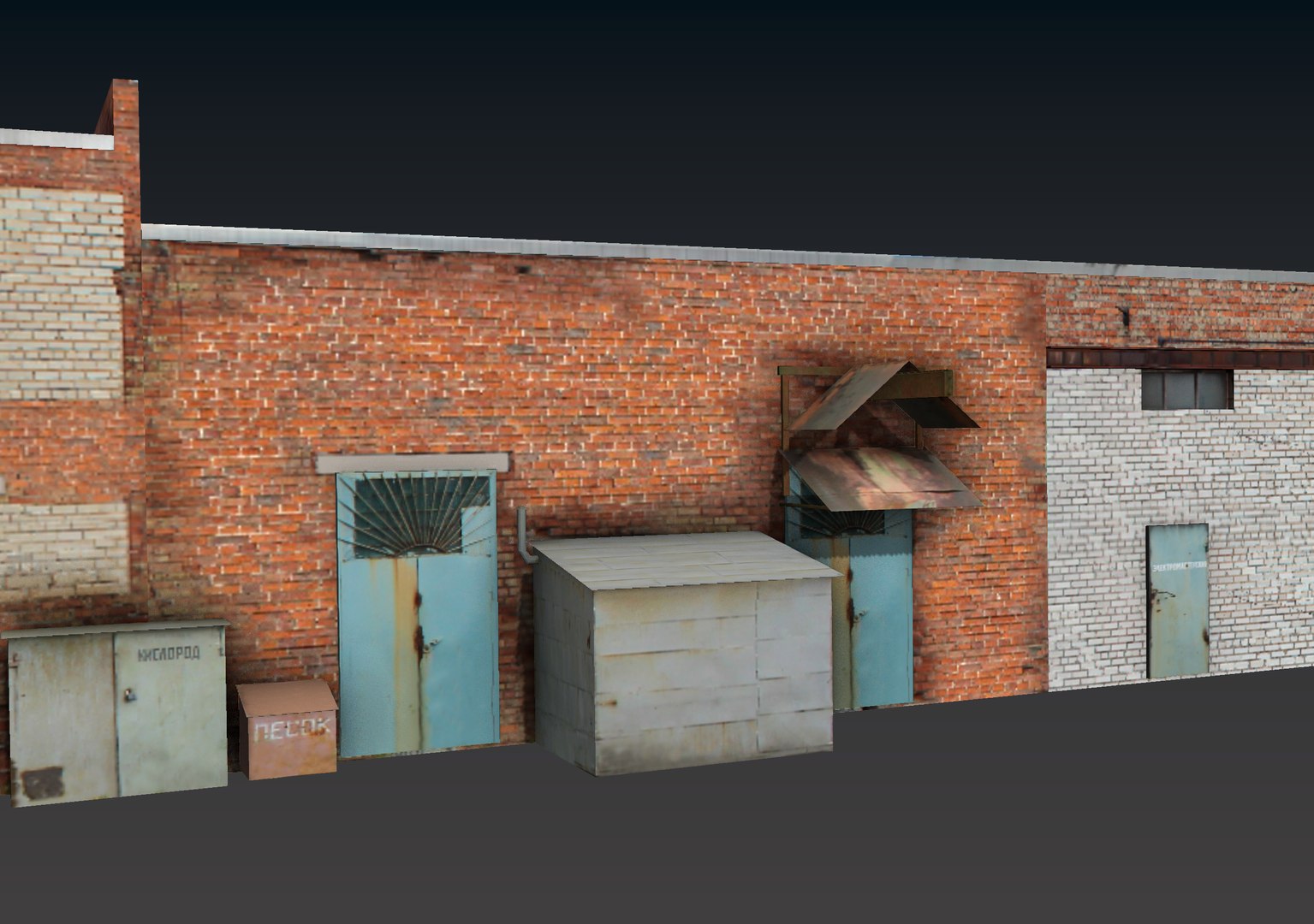 Garage Low Poly 3D model - TurboSquid 1878561