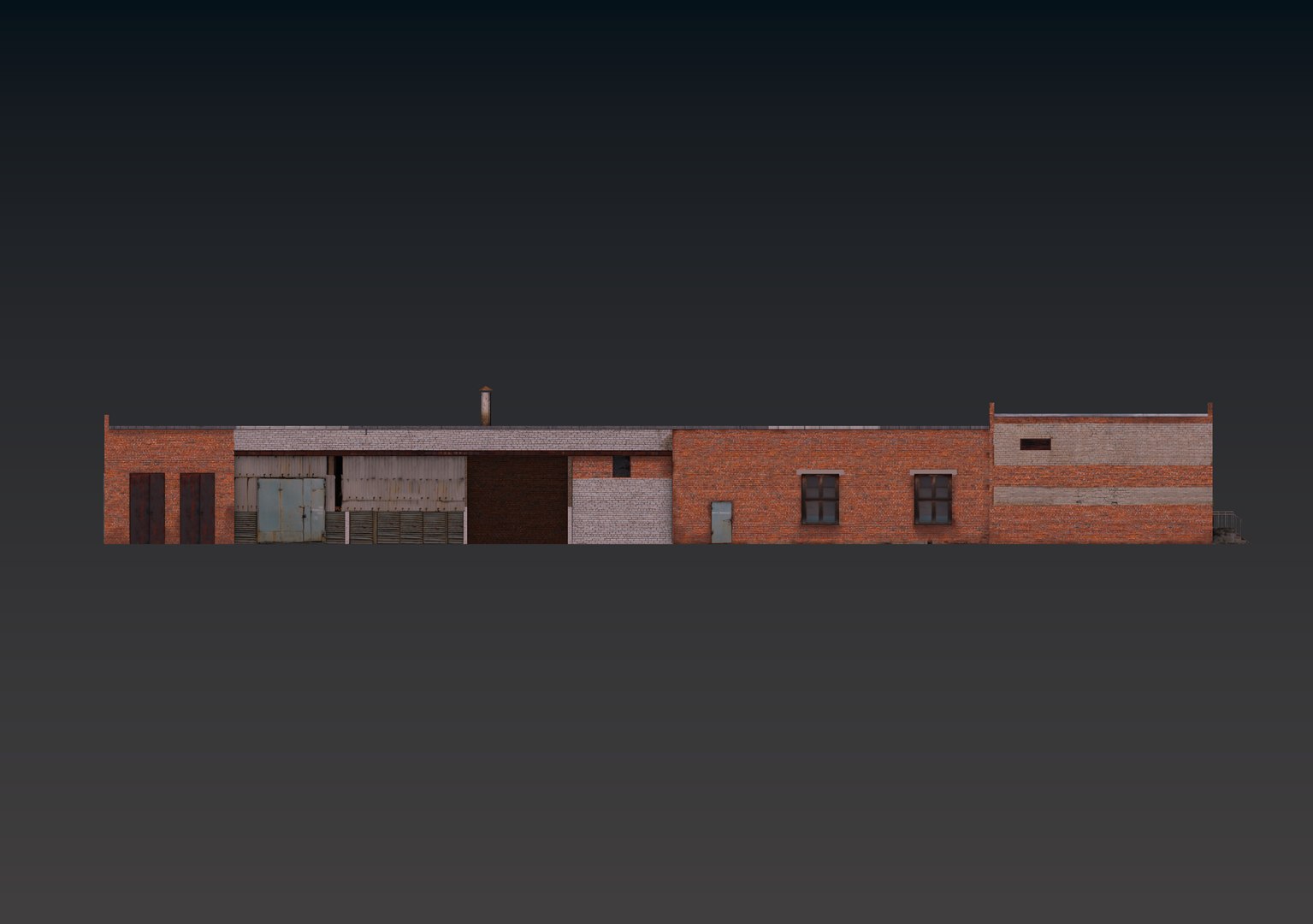 Garage Low Poly 3D model - TurboSquid 1878561