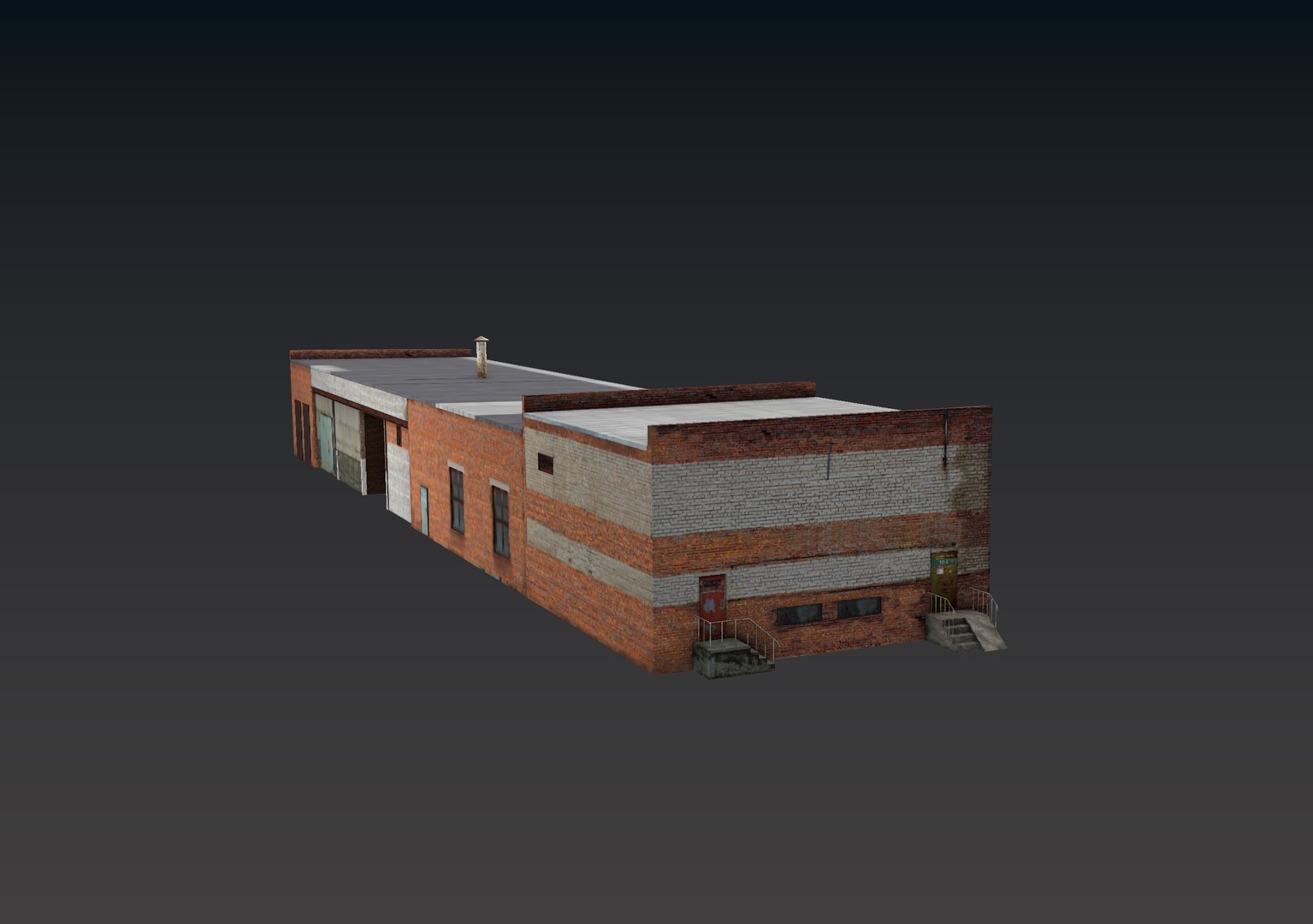 Garage Low Poly 3D model - TurboSquid 1878561