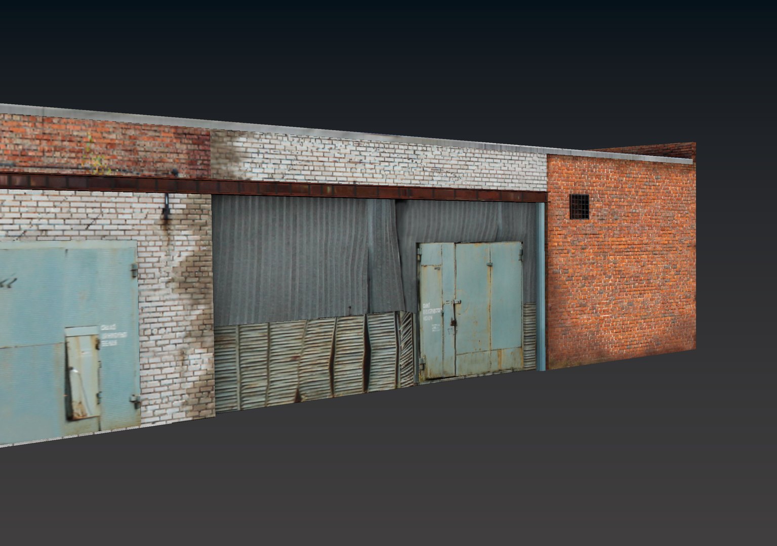 Garage Low Poly 3D model - TurboSquid 1878561