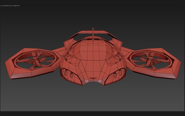 heli designed 3d obj