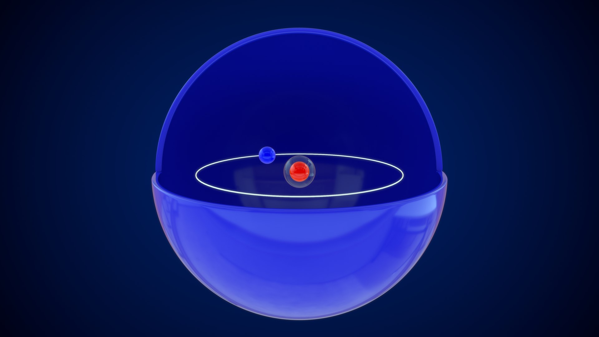 Hydrogen Atom 3D Model - TurboSquid 2129318