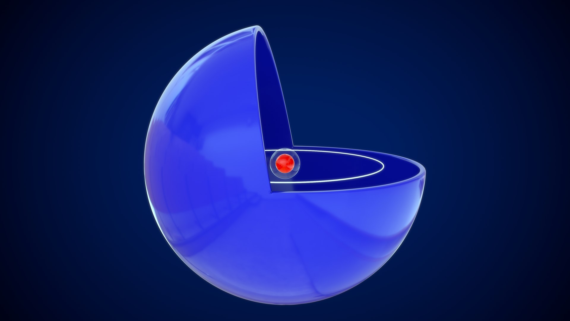 Hydrogen Atom 3D Model - TurboSquid 2129318