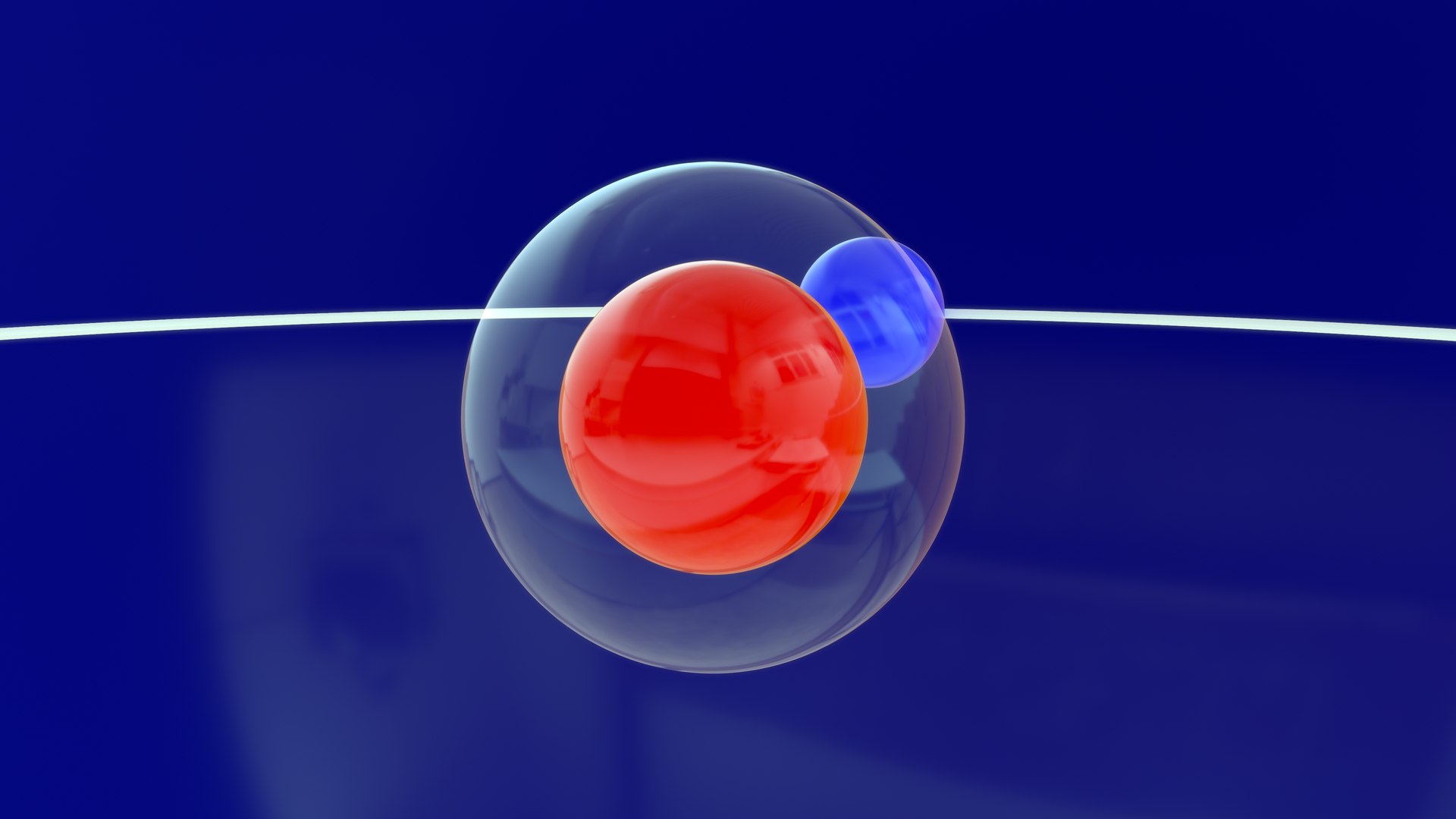 Hydrogen Atom 3D Model - TurboSquid 2129318
