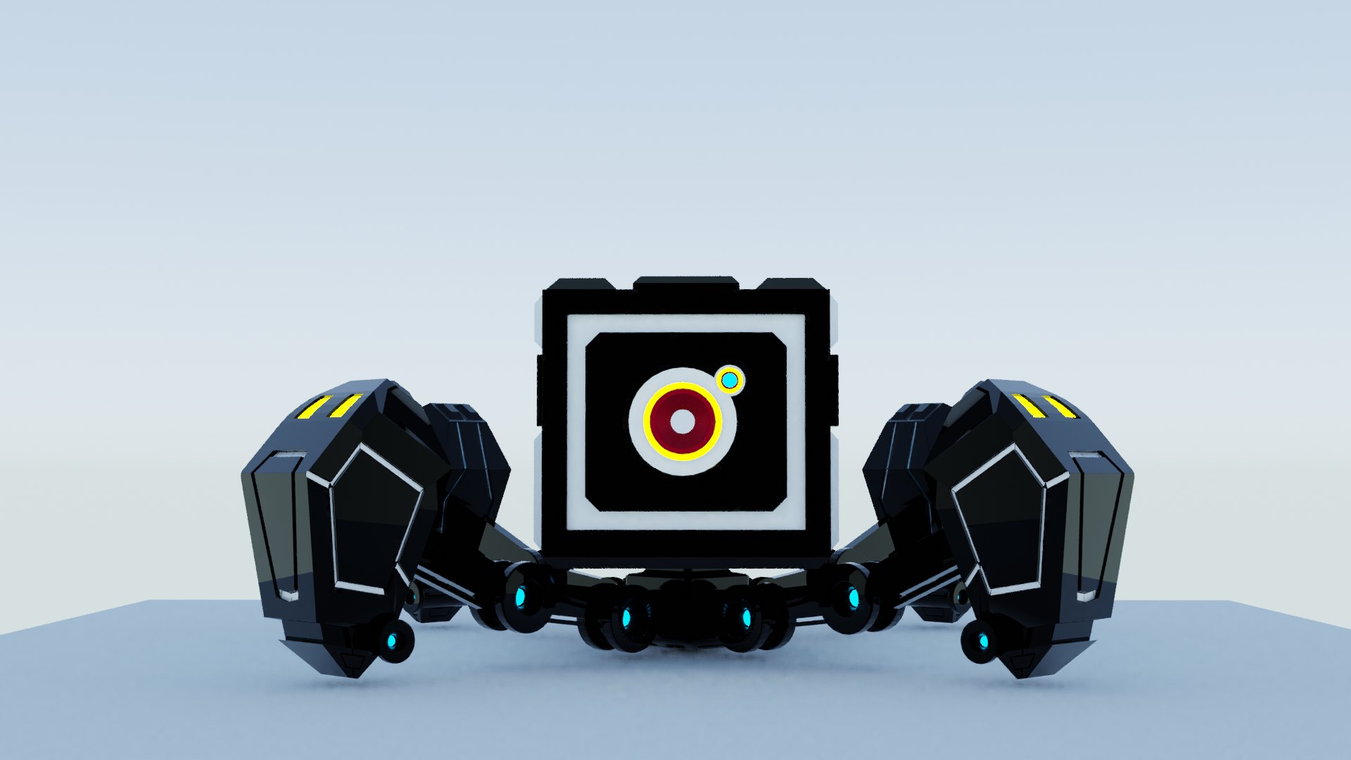 Quad Pod Robot Guns 3D Model - TurboSquid 1600719