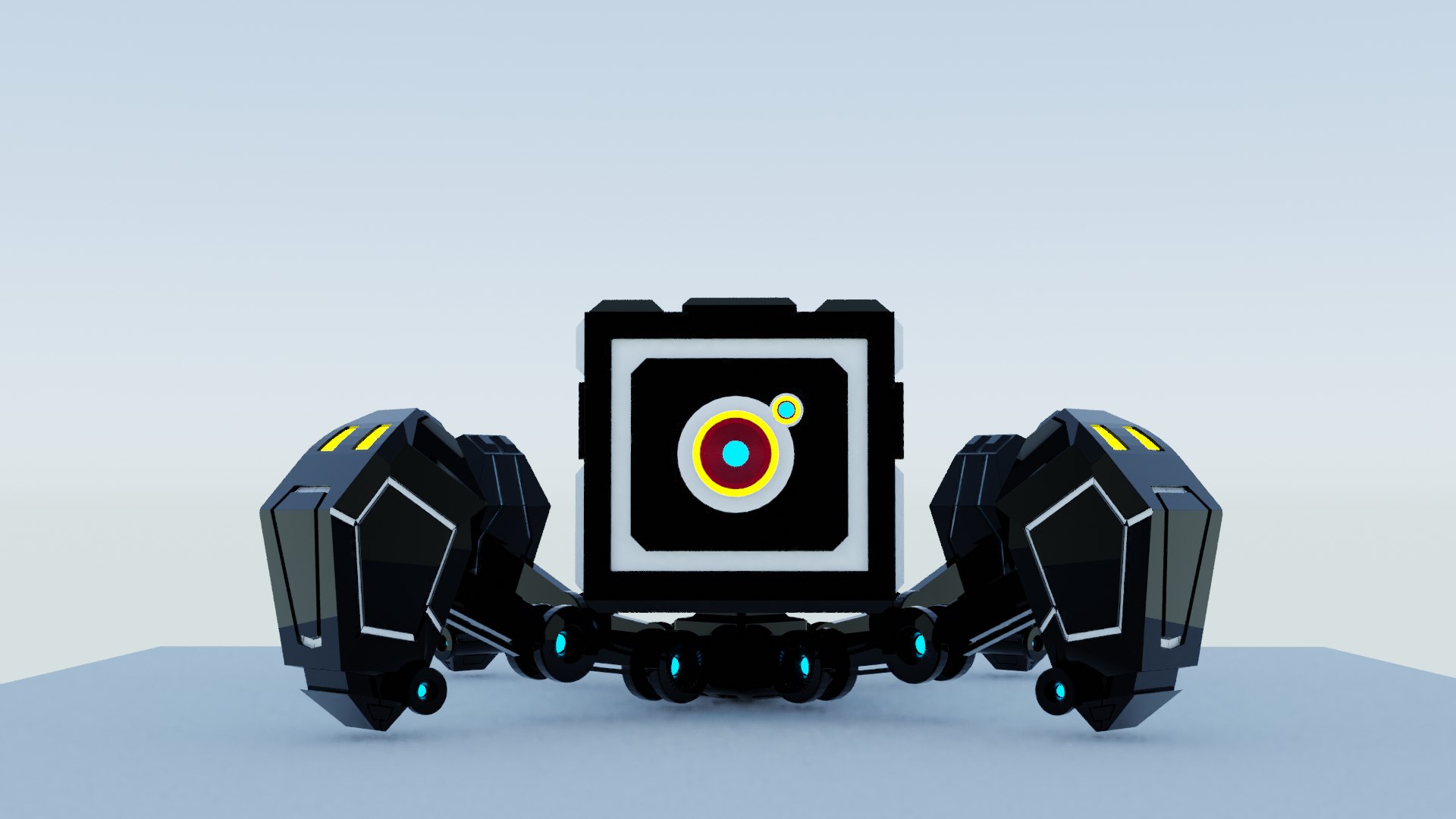 Quad Pod Robot Guns 3D Model - TurboSquid 1600719