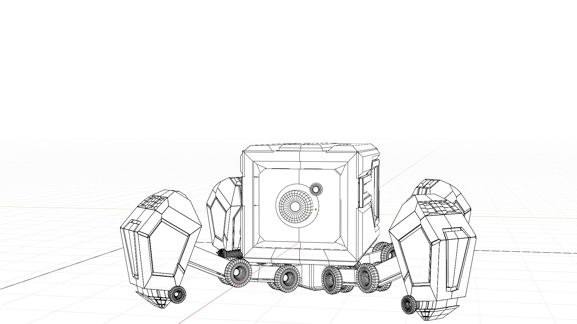 Quad Pod Robot Guns 3D Model - TurboSquid 1600719